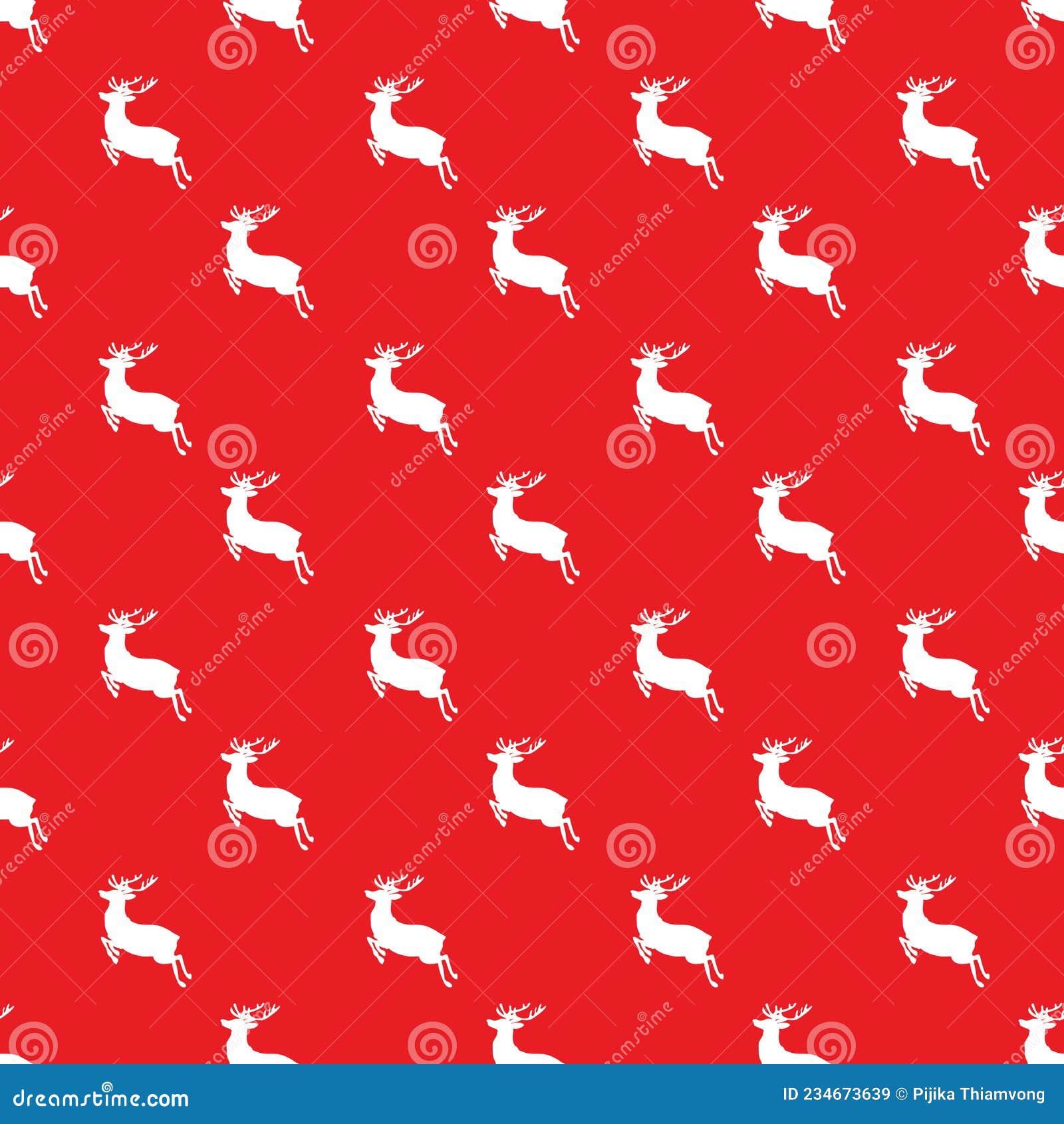 Christmas Seamless Pattern Background. Stock Vector - Illustration of ...