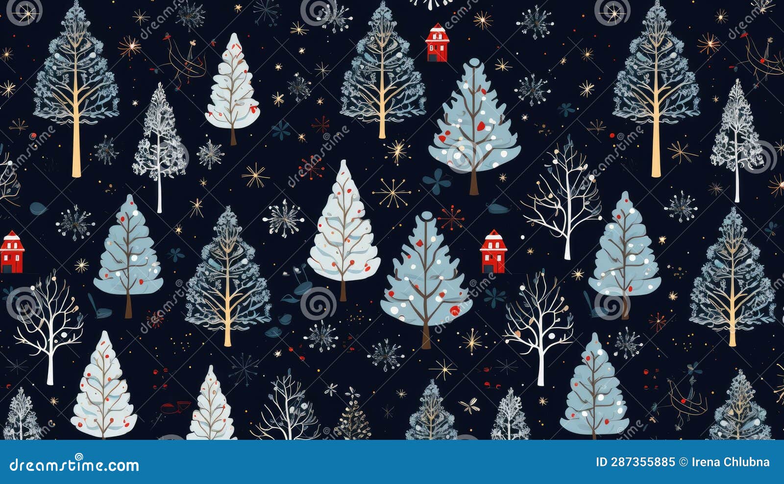 Christmas Seamless Pattern for Fabric Texture or Wrapping Paper Stock ...