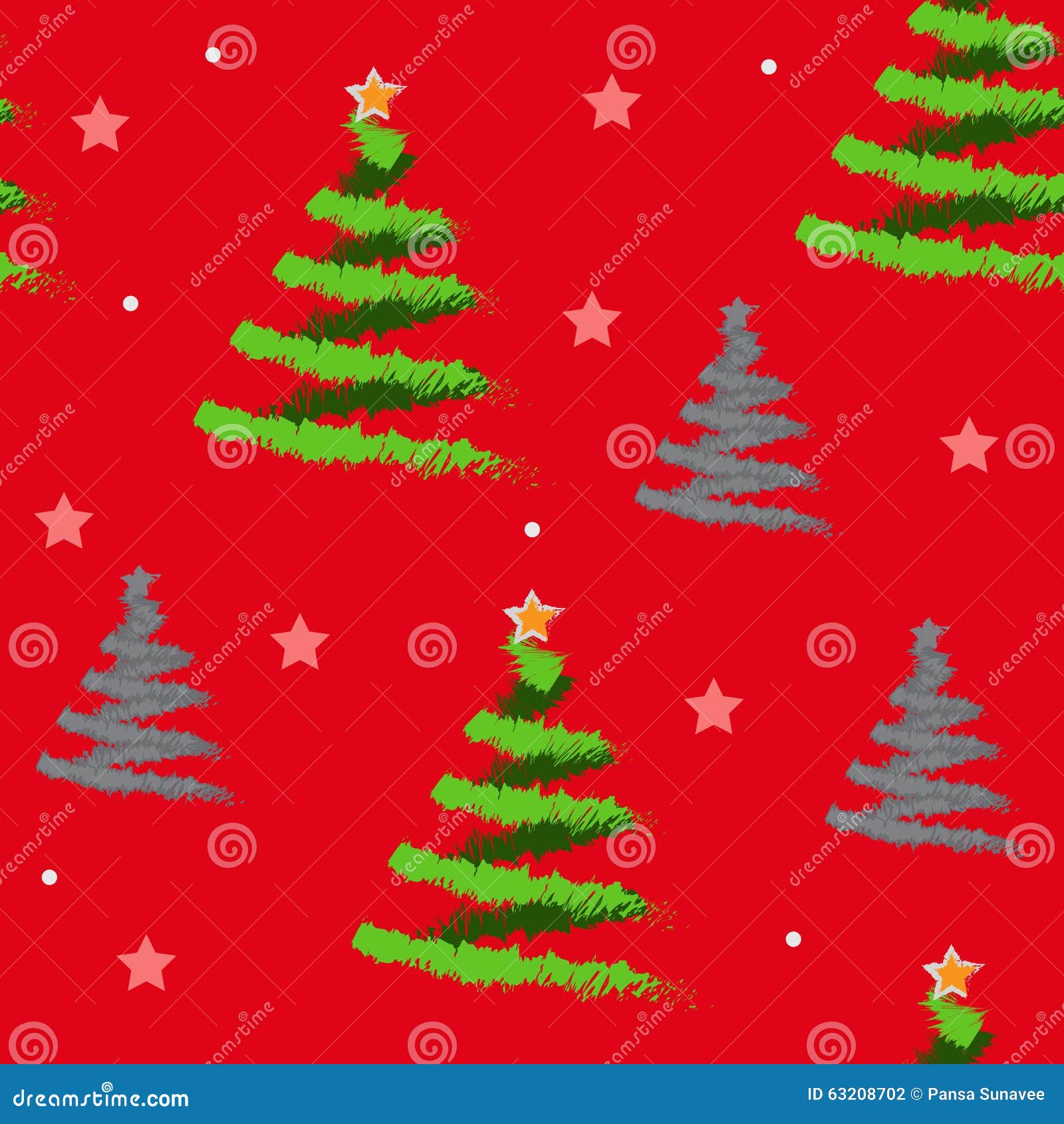 Christmas seamless pattern stock vector. Illustration of christmas ...