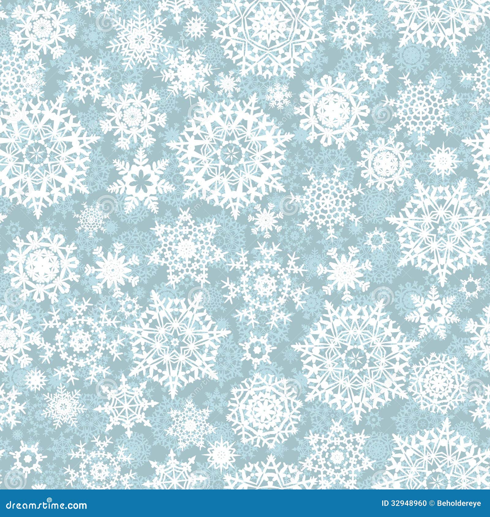 Christmas Seamless Pattern Snowflake. EPS 10 Stock Vector ...