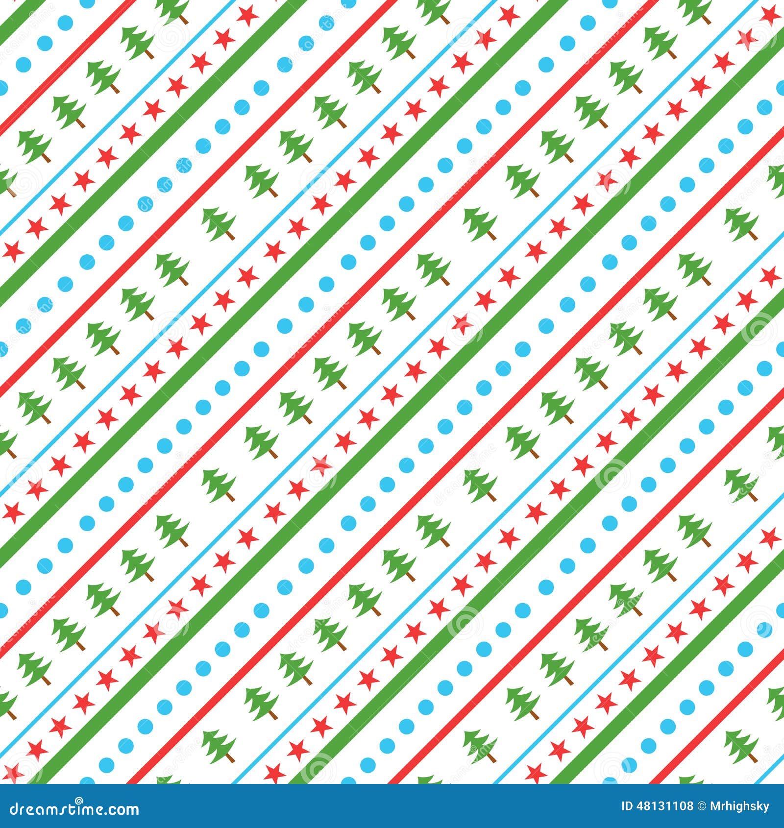 Christmas seamless pattern stock vector. Illustration of wallpaper ...
