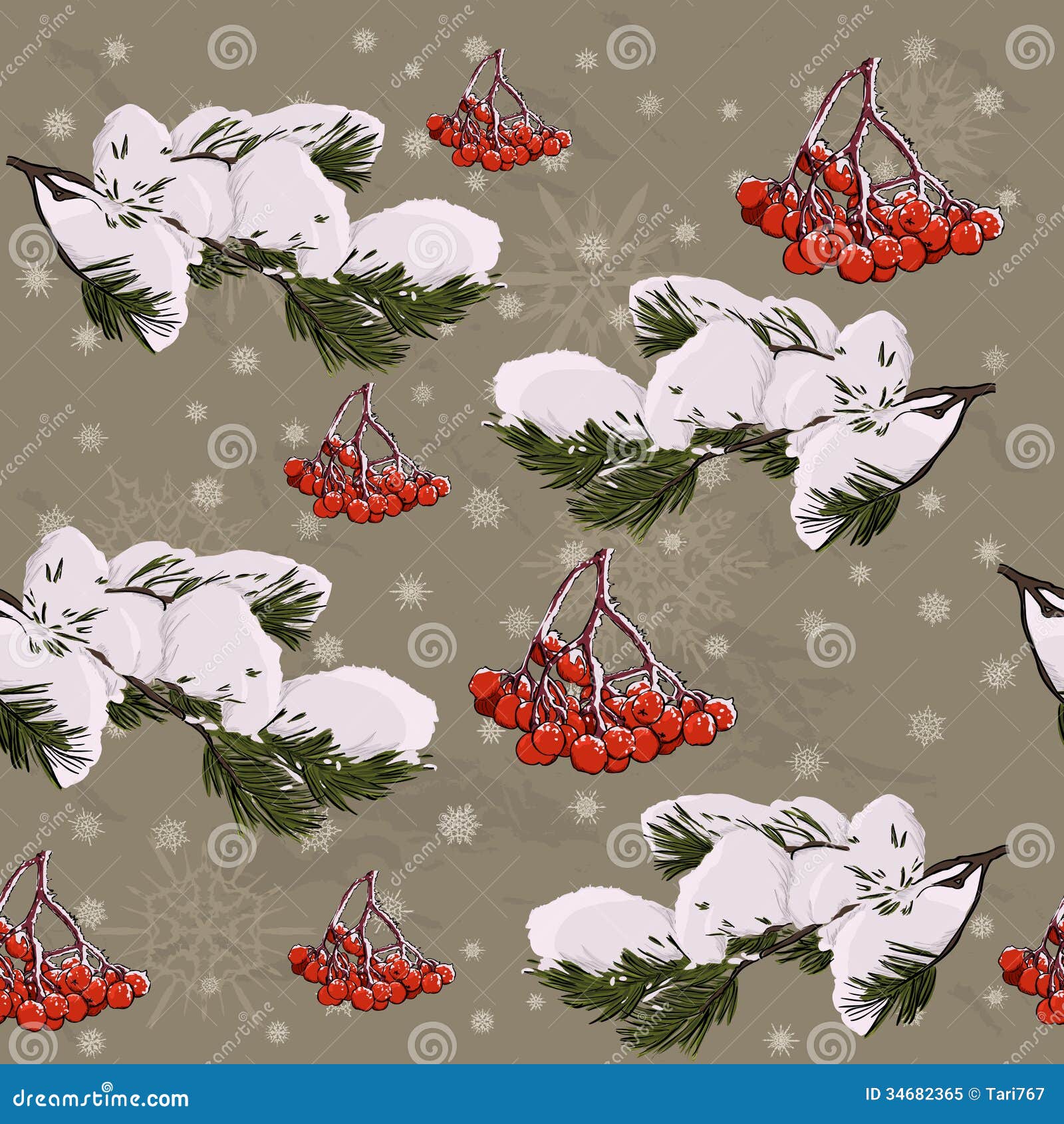 Christmas Seamless Texture. Stock Vector - Illustration of holiday ...