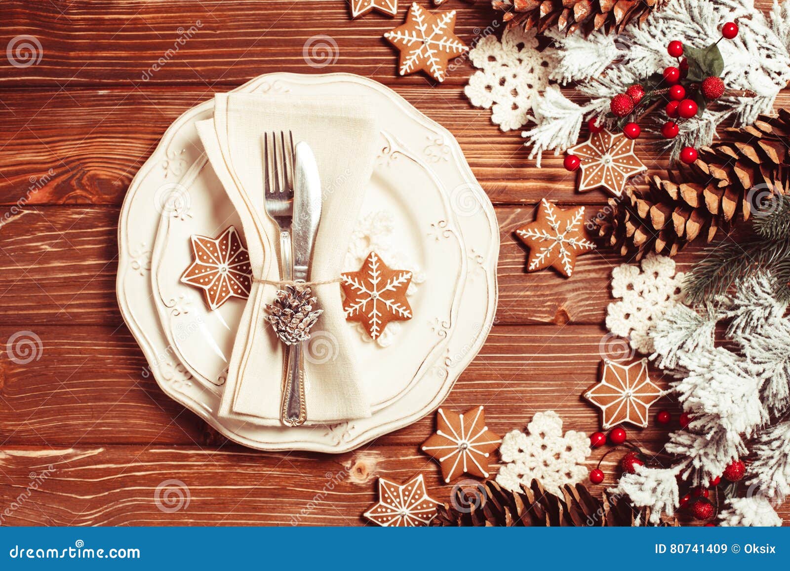 Christmas serving table stock image. Image of dining - 80741409