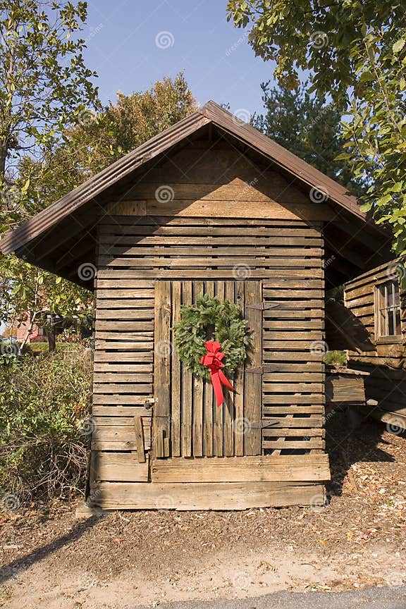 Christmas Shack stock image. Image of farm, worn, plank - 3772851