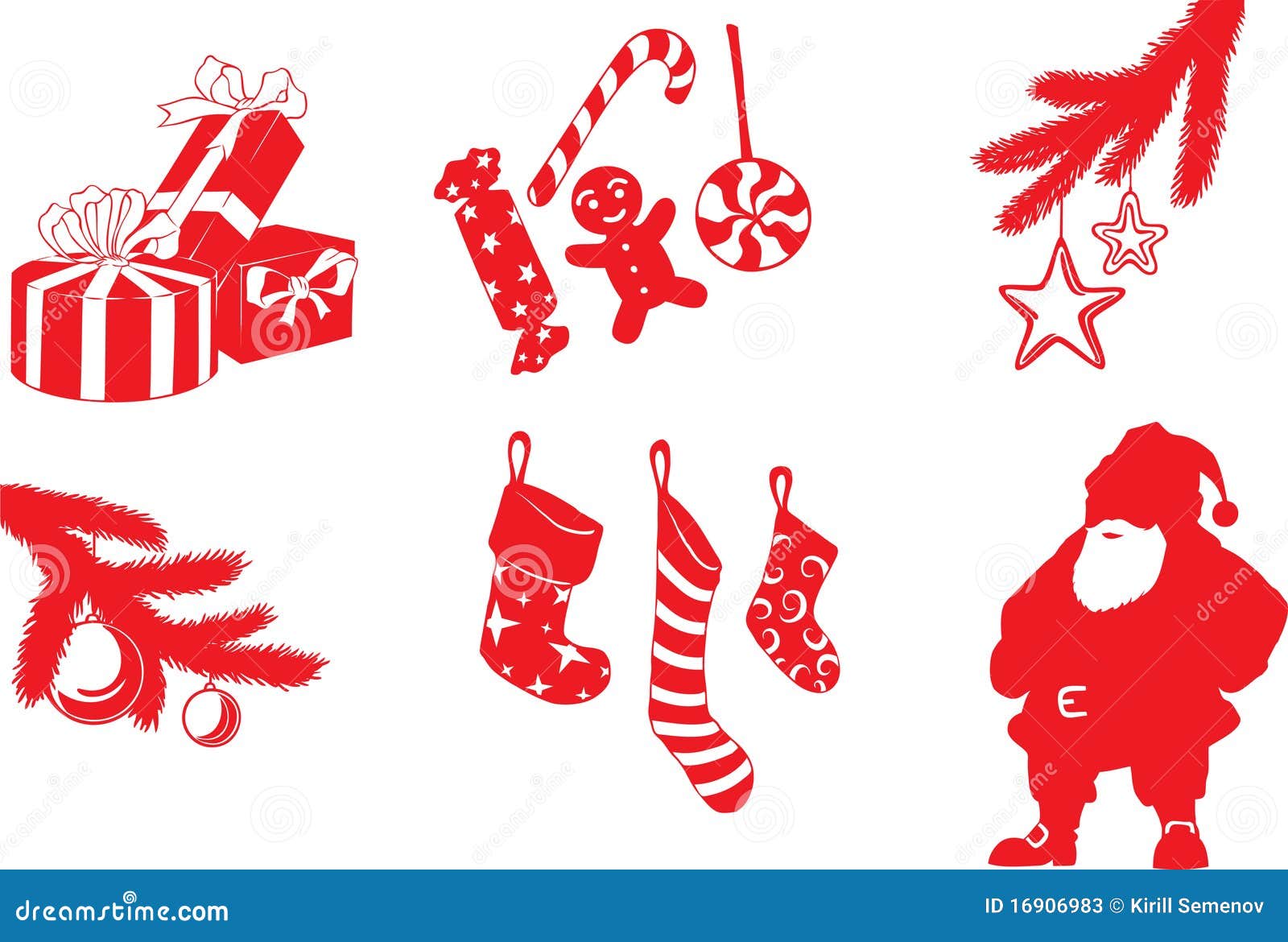 Christmas shapes stock vector. Illustration of sweets - 16906983