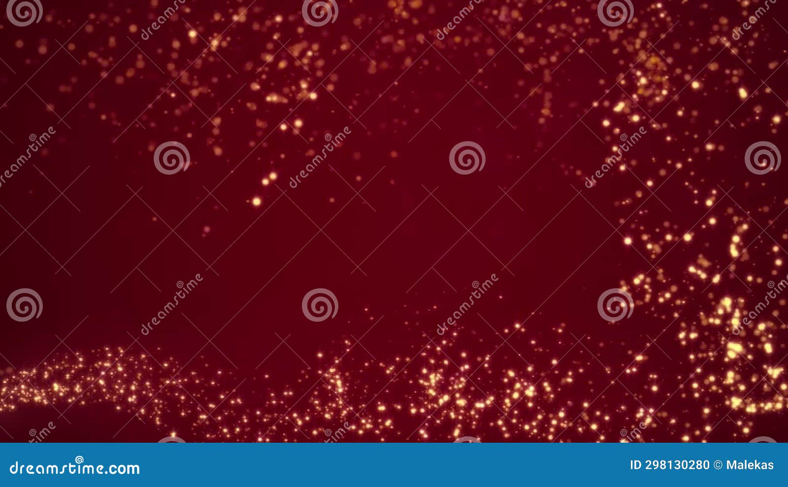 Christmas Shooting Star with a Tail of Golden Particles Stock Footage ...