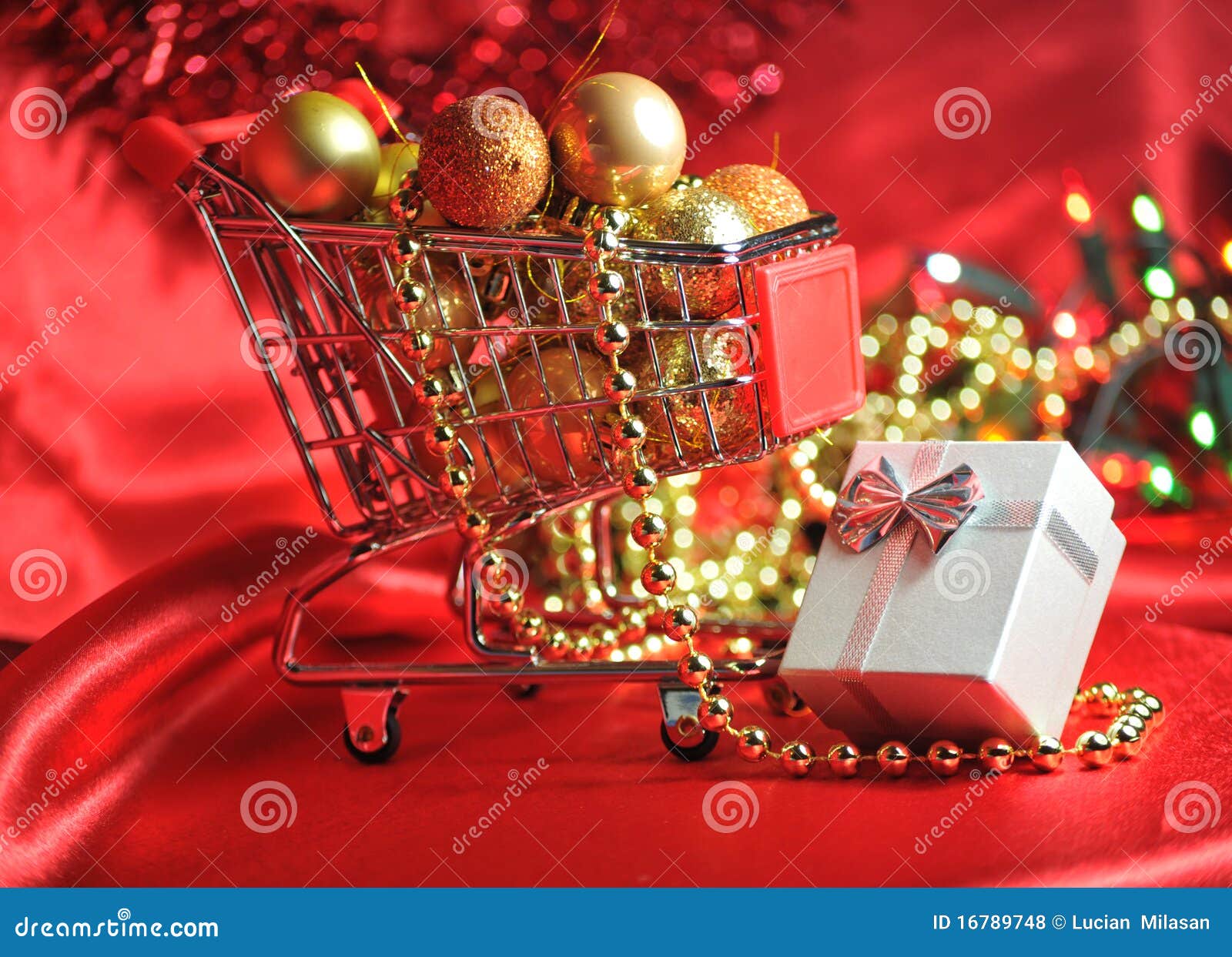 Christmas shopping stock photo. Image of sell, metaphor - 16789748
