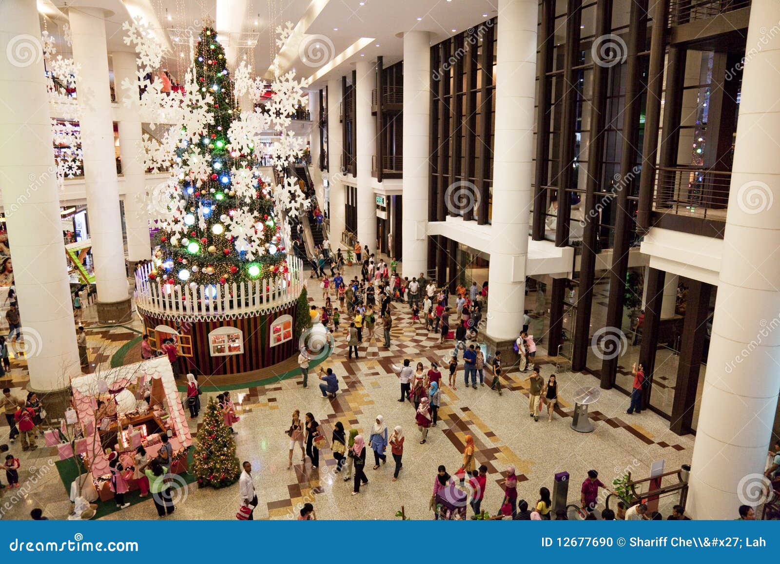 Christmas Shopping Crowd editorial image. Image of store - 12677690