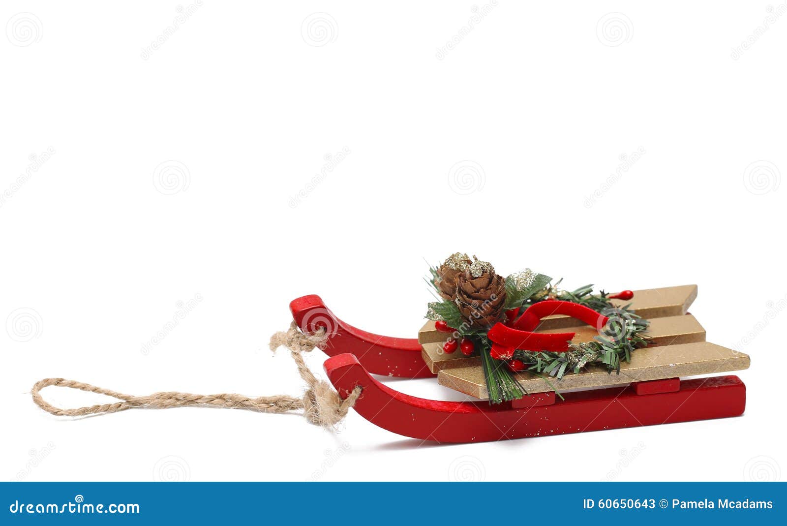 Christmas Slay stock image. Image of garland, pine, decoration - 60650643