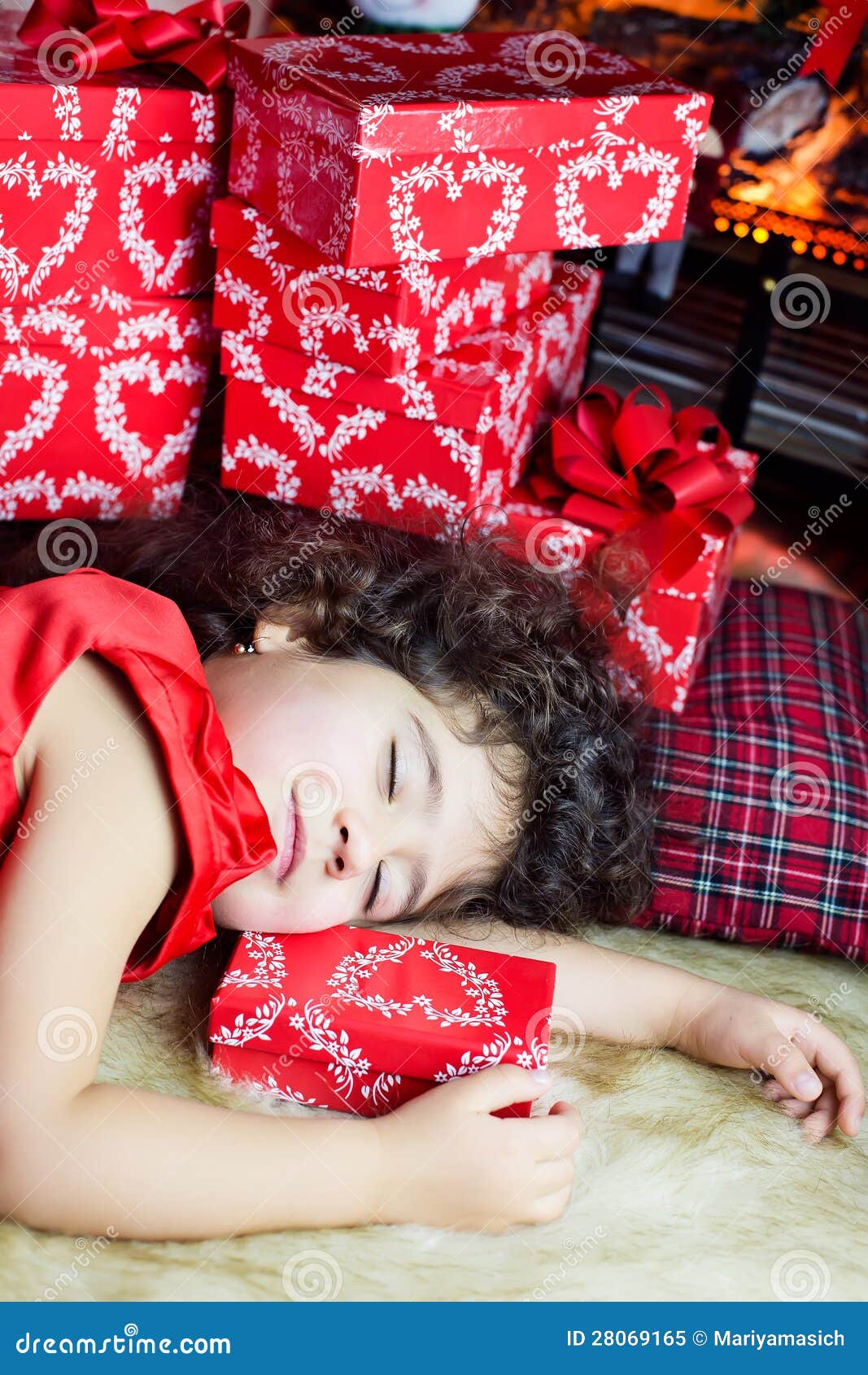 Christmas sleep stock image. Image of emotion, feeling - 28069165