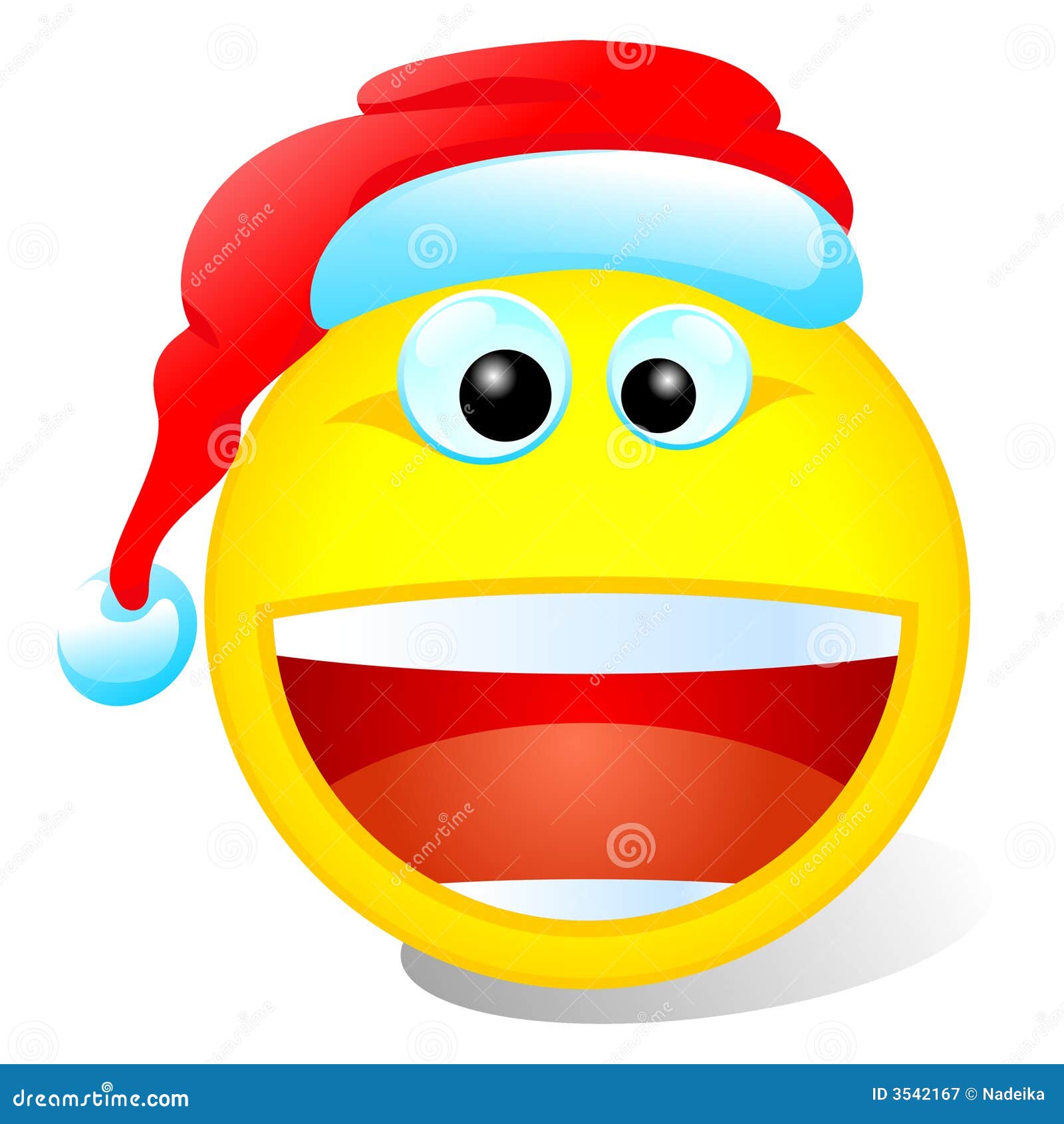 Christmas smiley stock illustration. Illustration of celebrate - 3542167