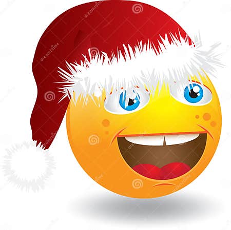 Christmas Smiley Face stock vector. Illustration of christmas - 17056660
