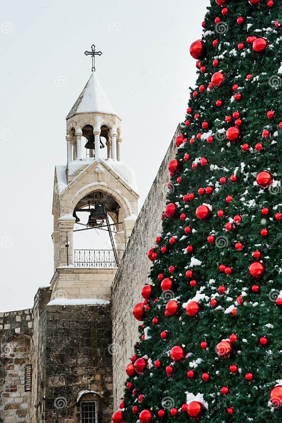 Christmas Snow in Bethlehem Stock Image - Image of jesus, winter: 28581877