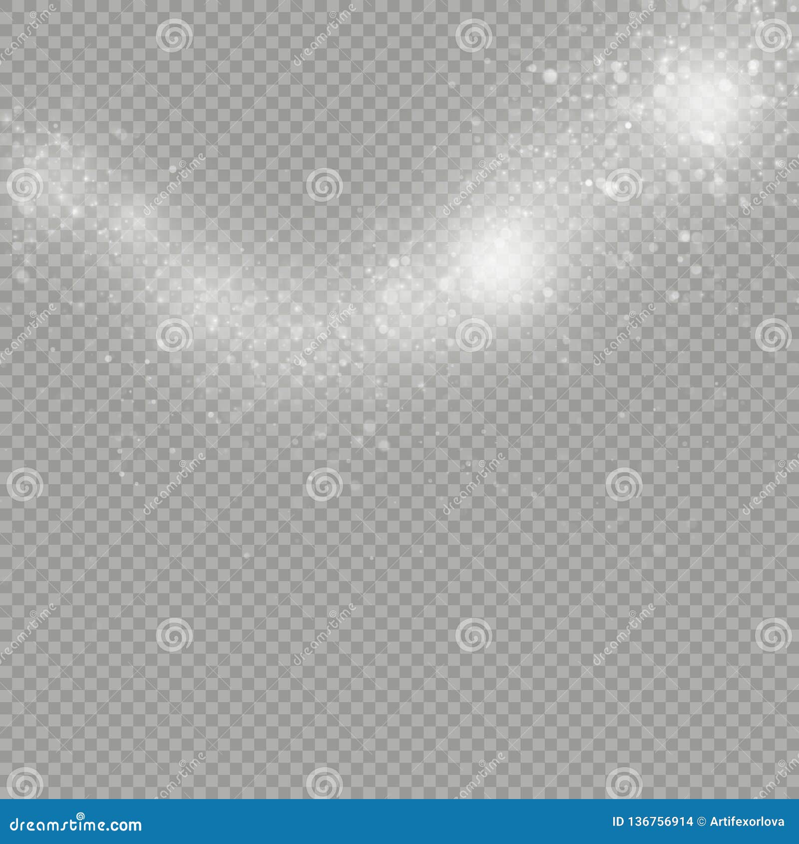 Christmas Snow Falling Overlay Effect. EPS 10 Stock Vector ...