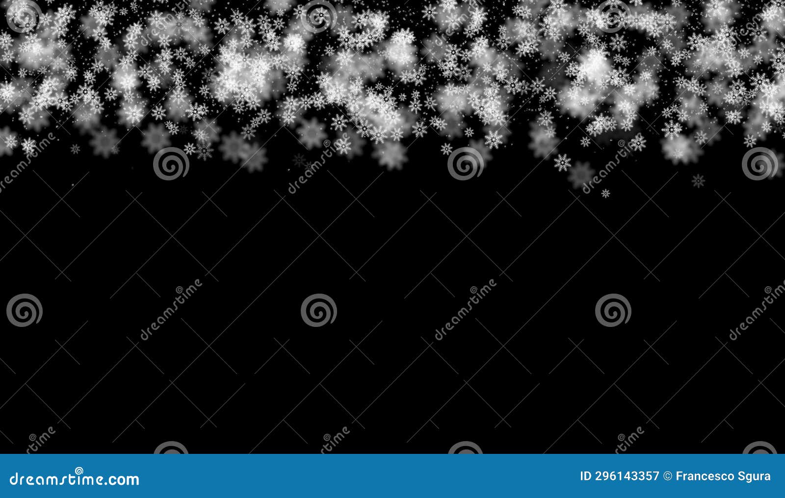 Christmas Snow Flakes Effect. Overlay Background Stock Video - Video of ...