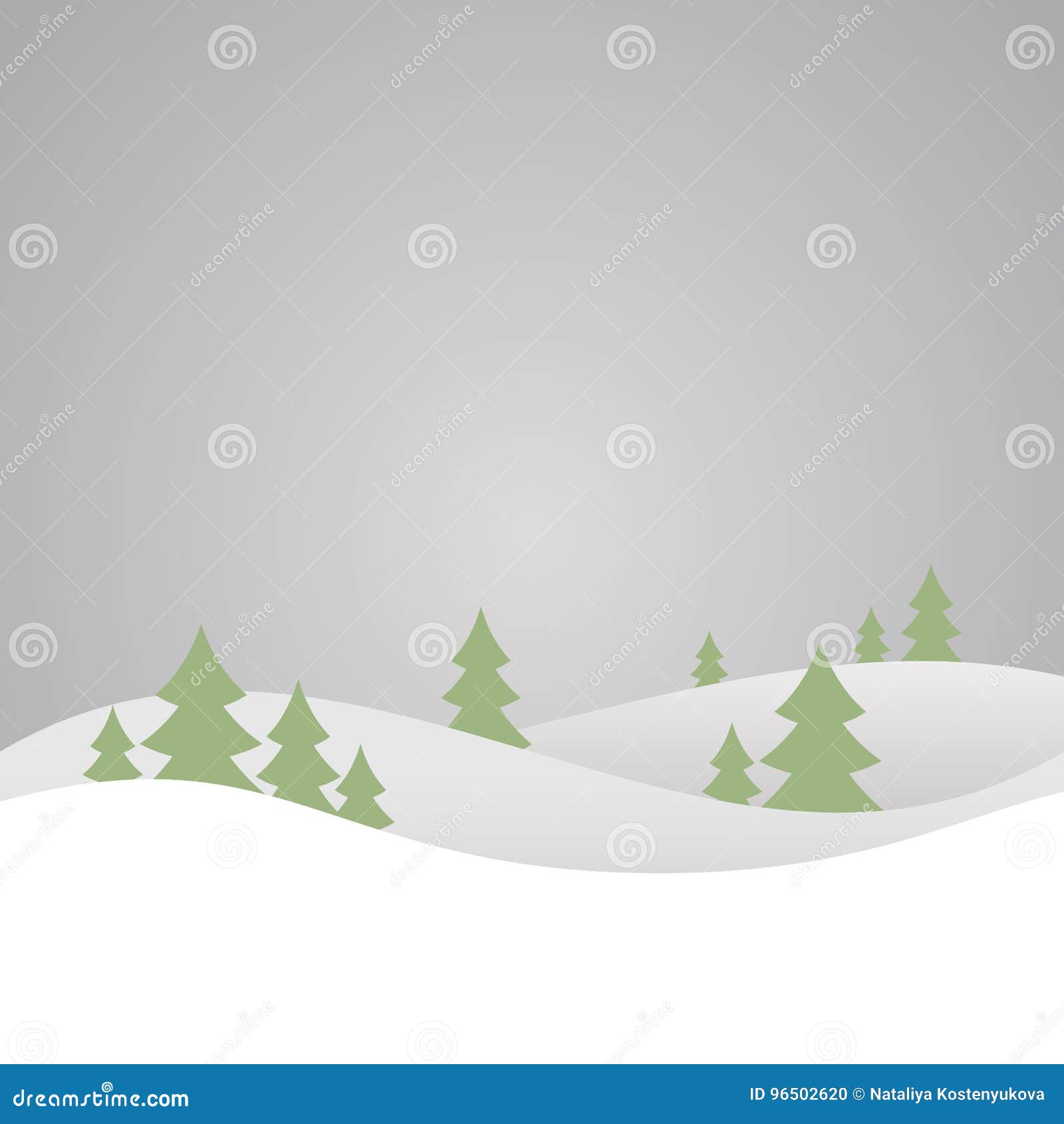 Christmas snow hills stock vector. Illustration of winter - 96502620