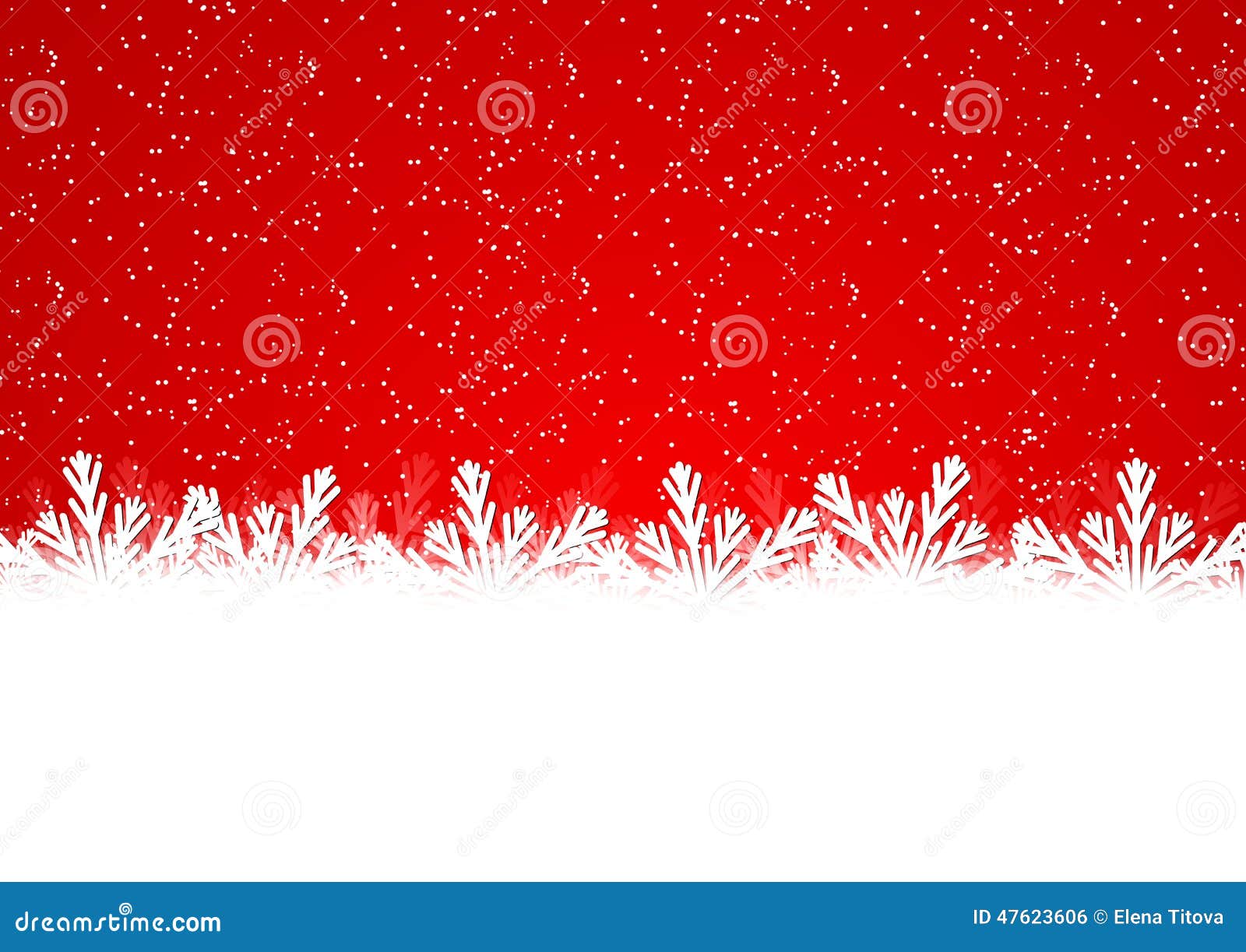 Christmas snowflake border stock vector. Illustration of greeting ...