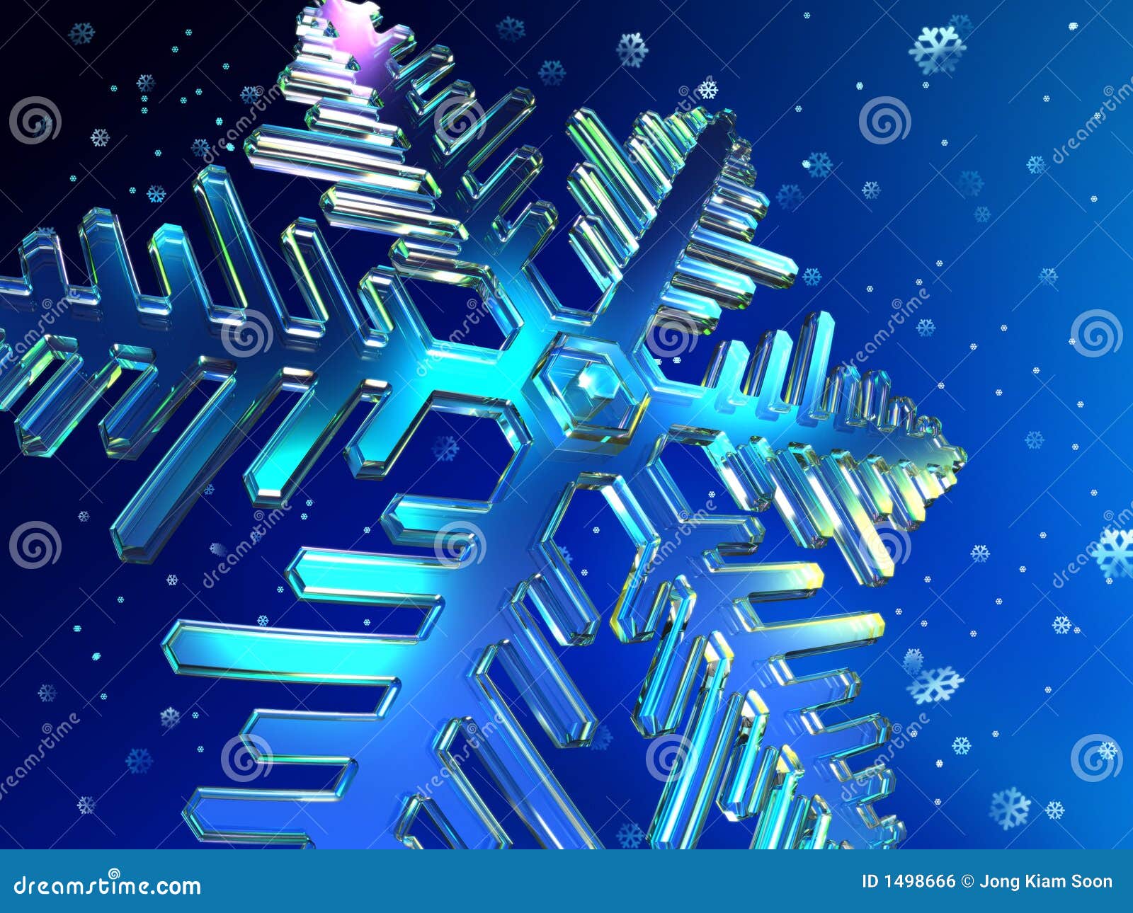 Christmas snowflakes stock illustration. Illustration of colorful - 1498666