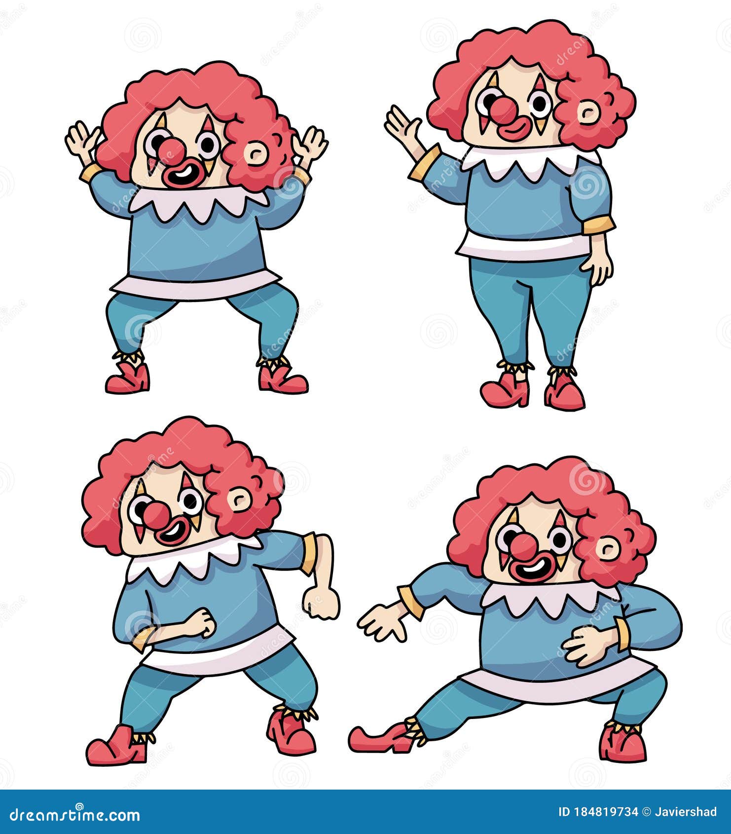 Cartoon Of Goofy Looking Yokel Unkempt And Untidy Smiling Man Or ...