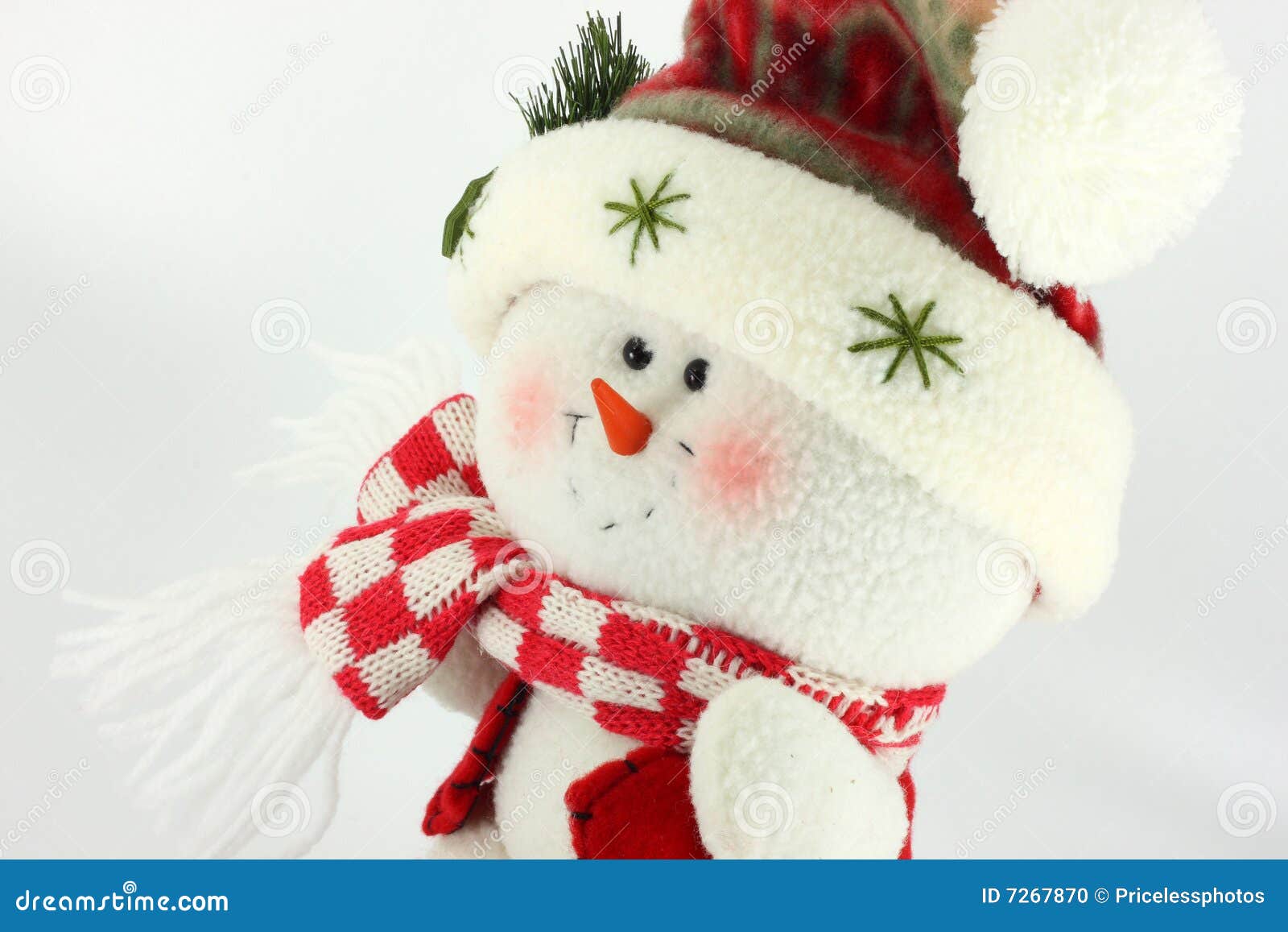 Christmas Snowman Doll stock photo. Image of xmas, cuddly - 7267870