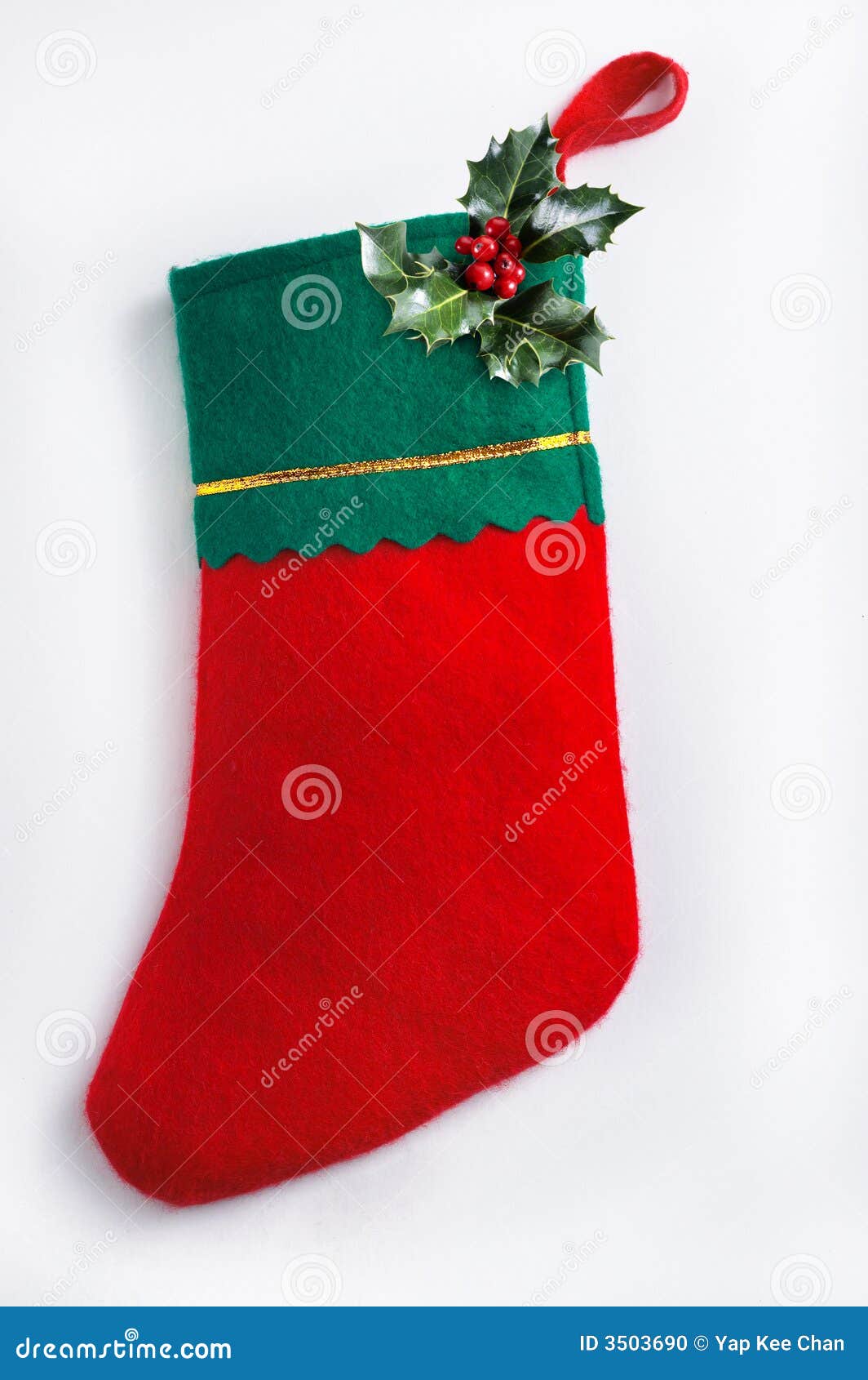 Christmas sock stock photo. Image of celebration, festive - 3503690