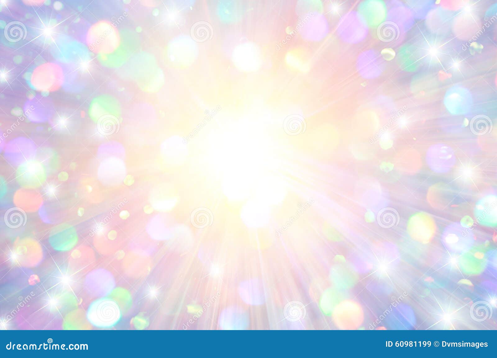 Iridescent Rays and Sparkle Background Stock Illustration ...