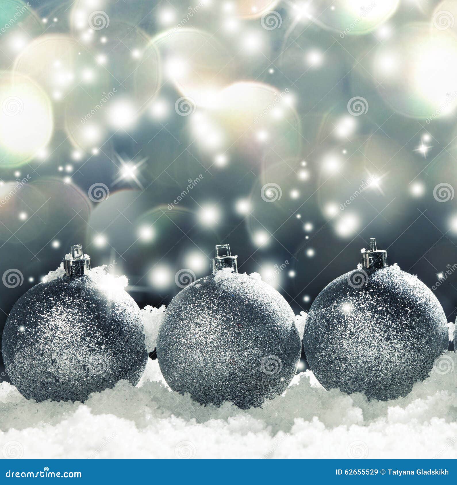 Christmas sphere on snow stock illustration. Illustration of snow ...