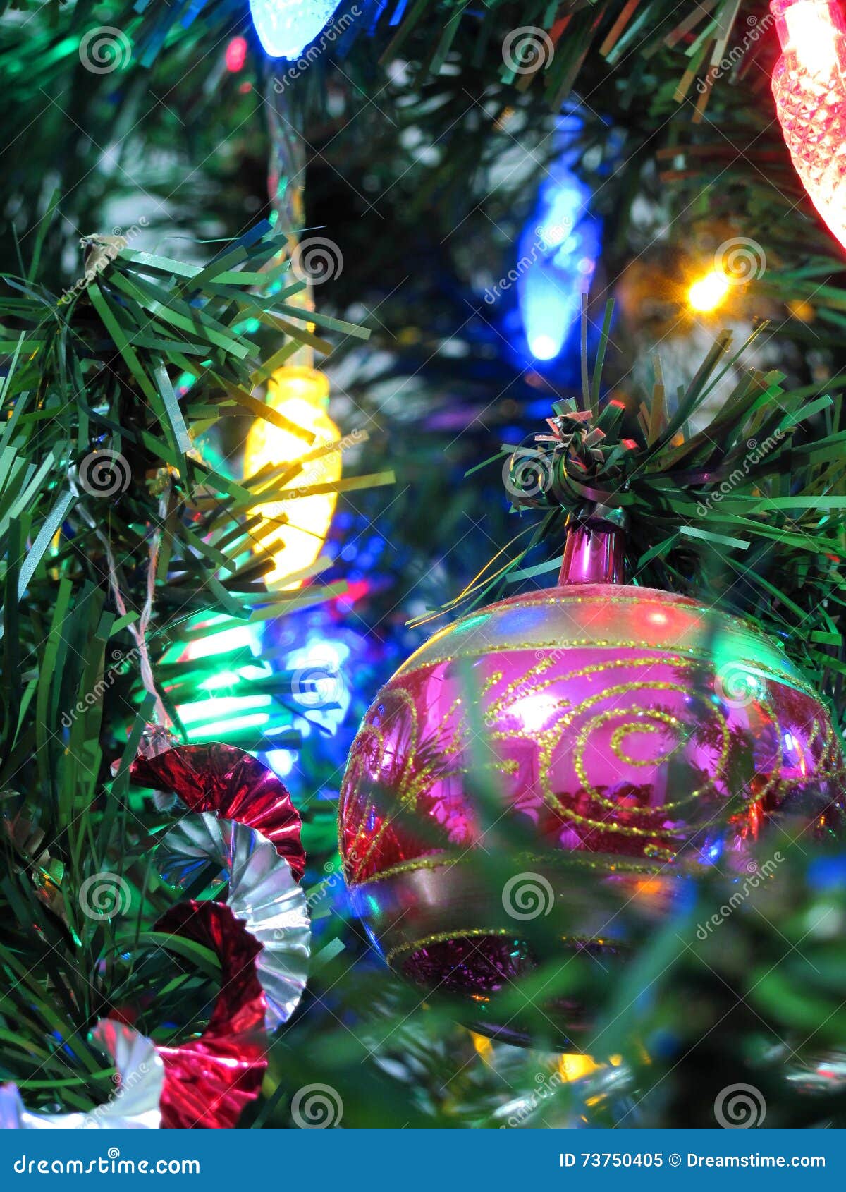 Christmas sphere stock image. Image of luces, celebracion - 73750405