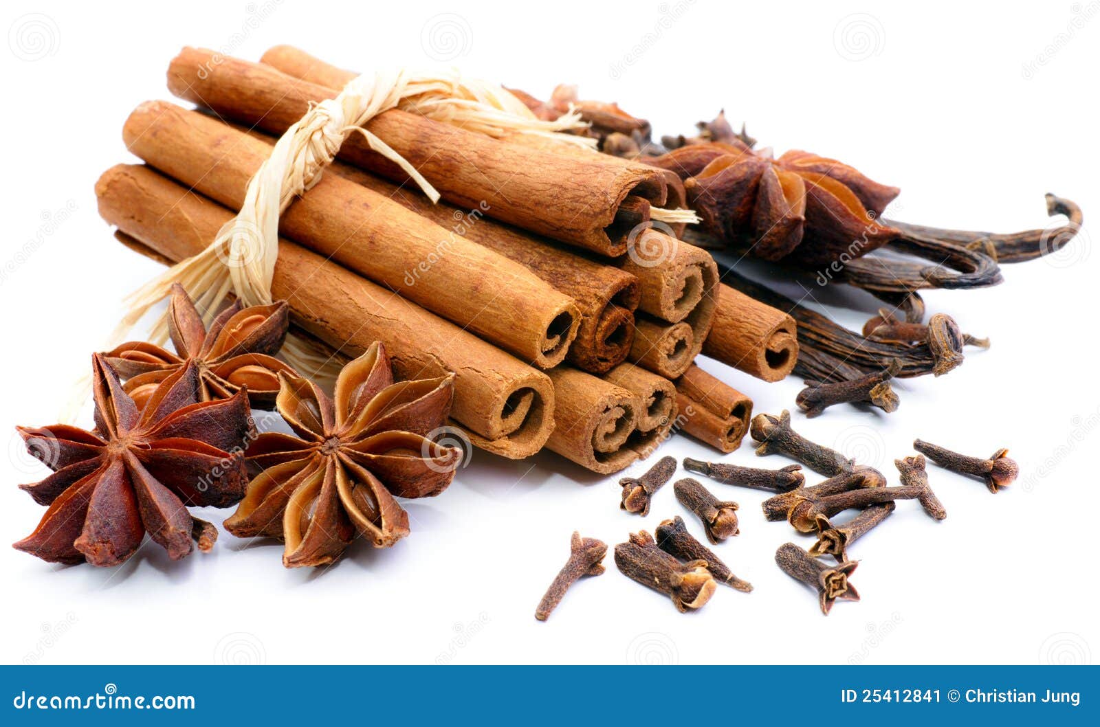 Christmas spices stock image. Image of cloves, flavor - 25412841
