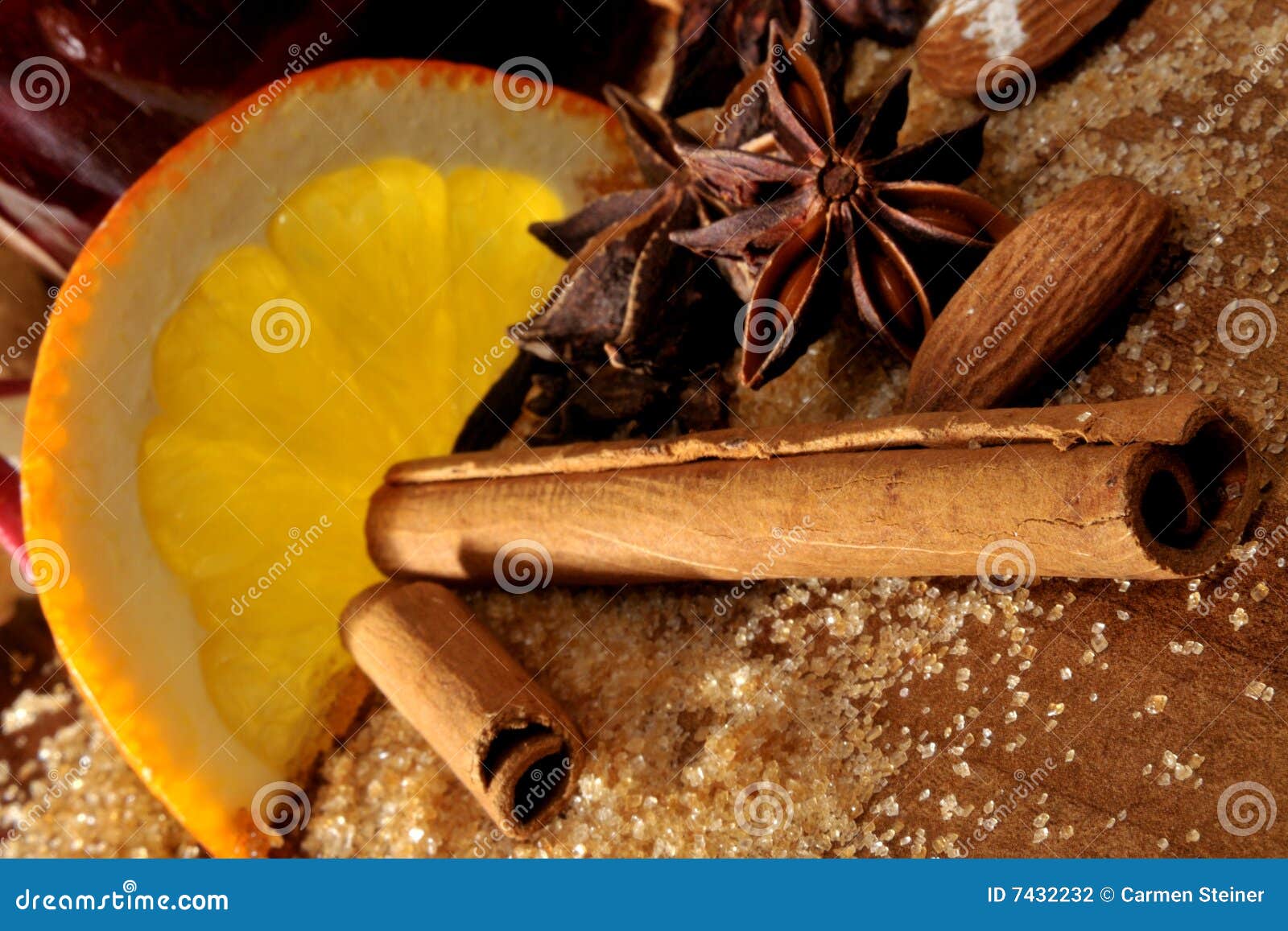 Christmas spices stock photo. Image of spice, xmas, fruit - 7432232