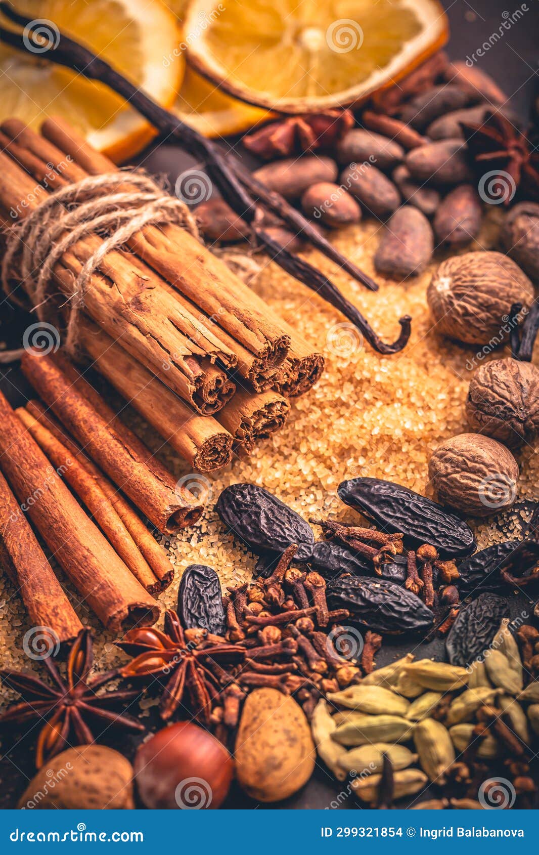 Christmas Spices and Baking Ingredients, Assorted Condiments for Baking ...