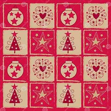 Christmas square stock vector. Illustration of stars - 13029288