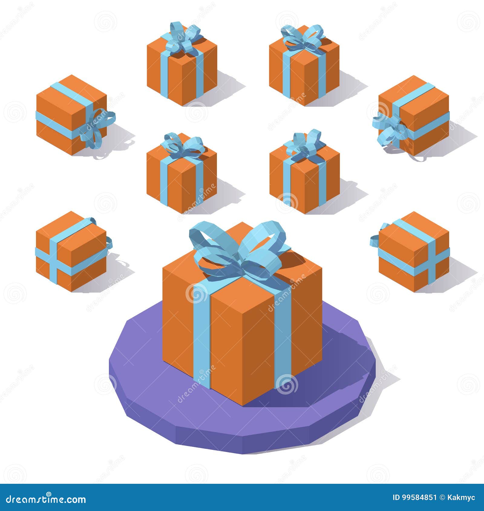 Christmas square gift box stock vector. Illustration of celebrate ...