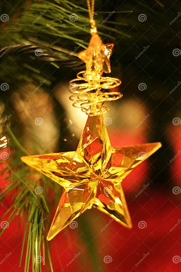 Christmas star stock photo. Image of yellow, christmas, ornament - 45252