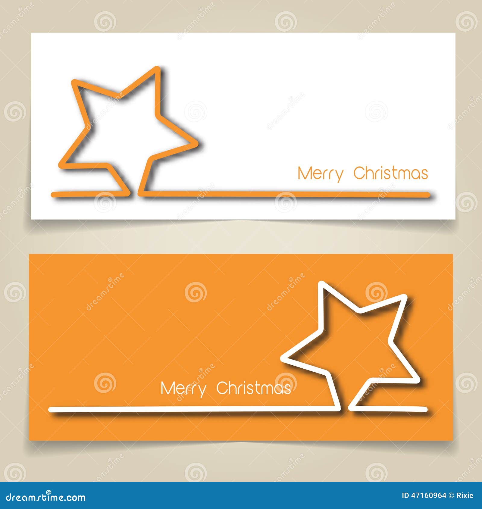 Christmas star banners stock vector. Illustration of christmas - 47160964