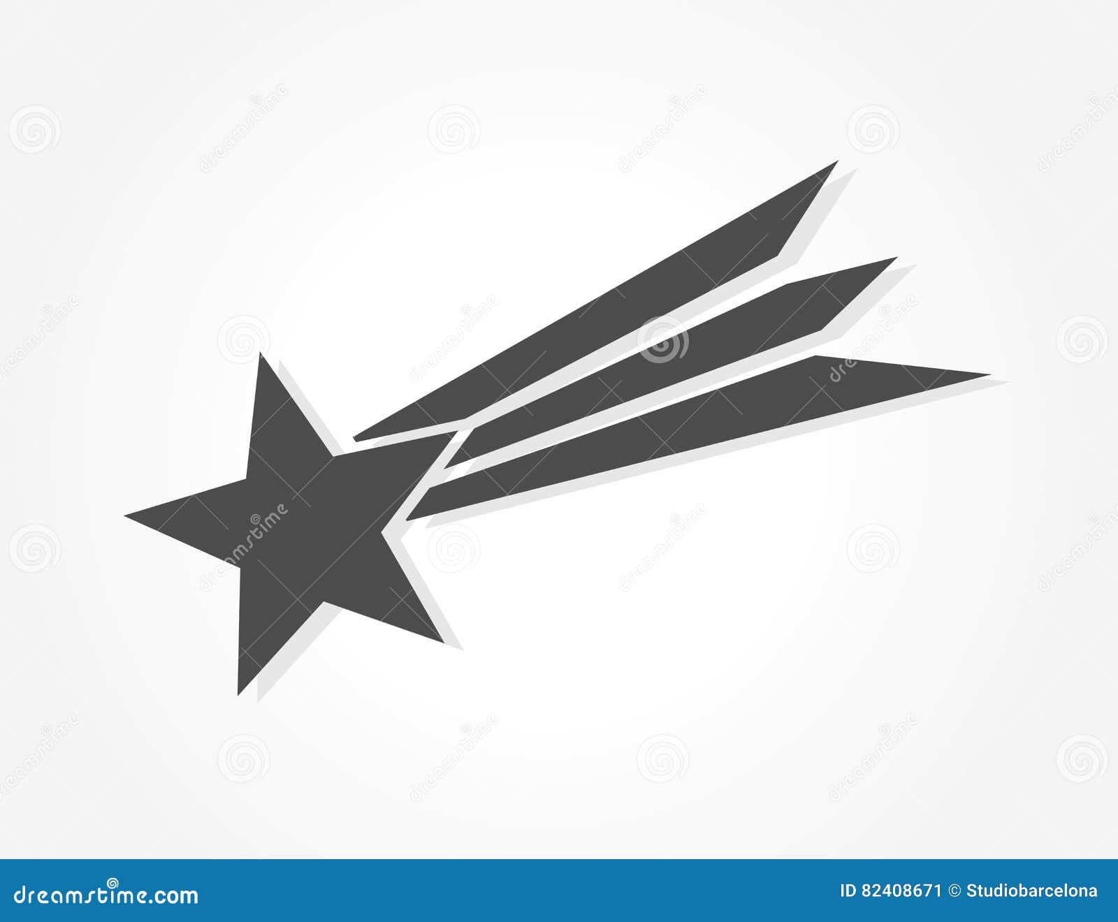 Christmas Star of Bethlehem Stock Vector - Illustration of tail ...