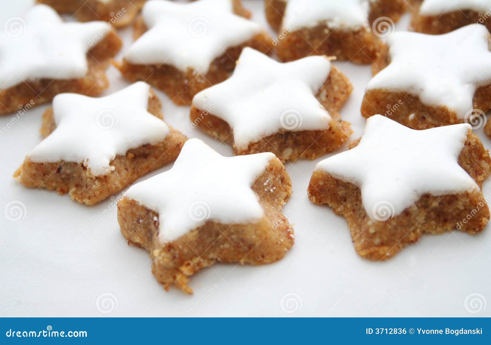 Christmas star cookies stock photo. Image of crust, baked - 3712836