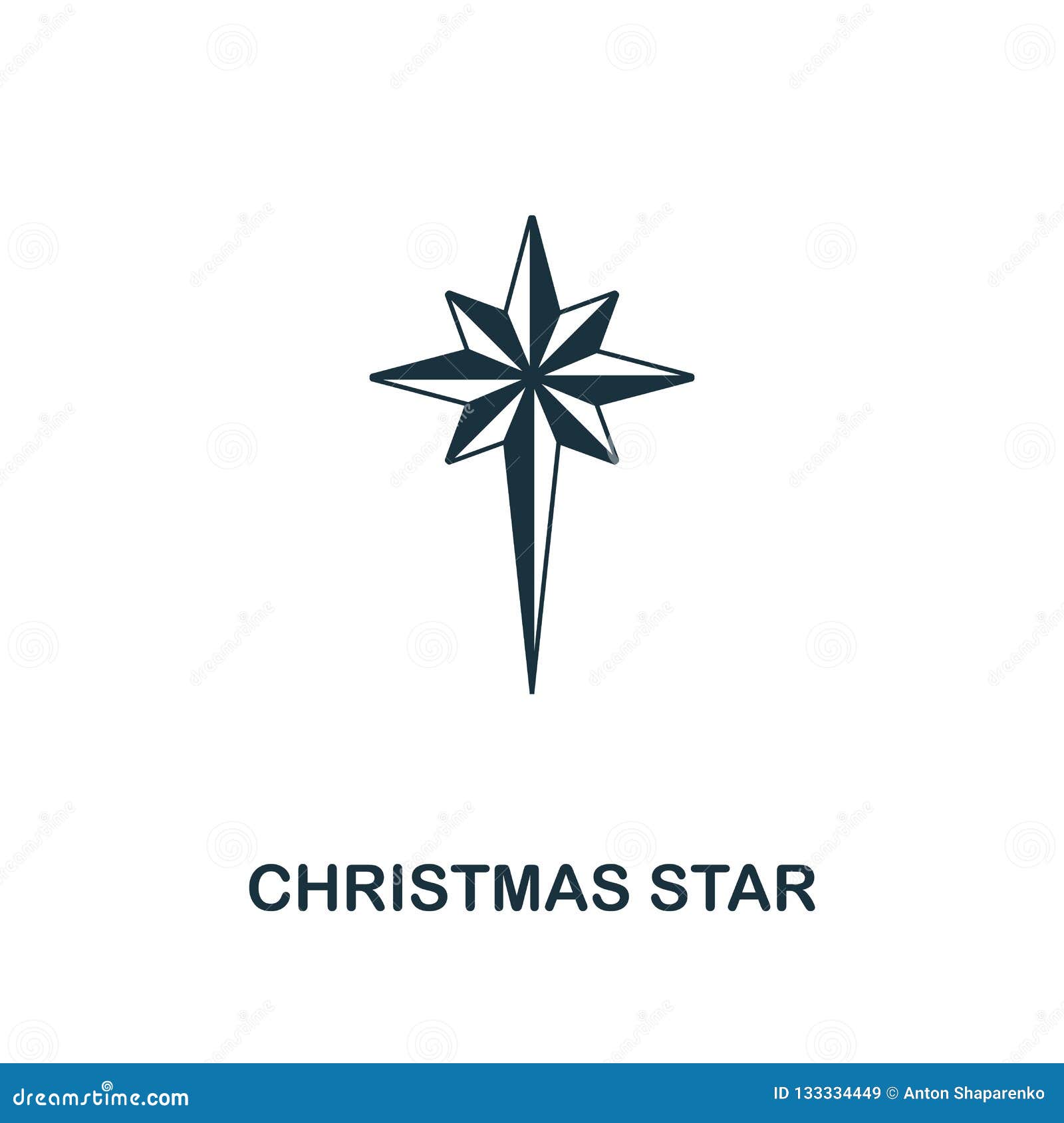 Christmas Star Icon. Premium Style Design from Christmas Icon ...