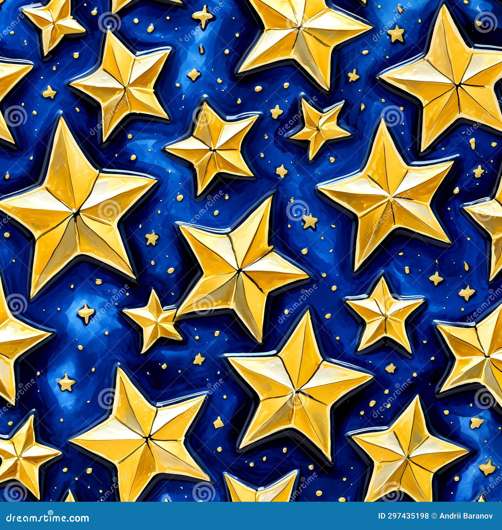 Christmas Star Patterns. AI Generated Stock Illustration - Illustration ...
