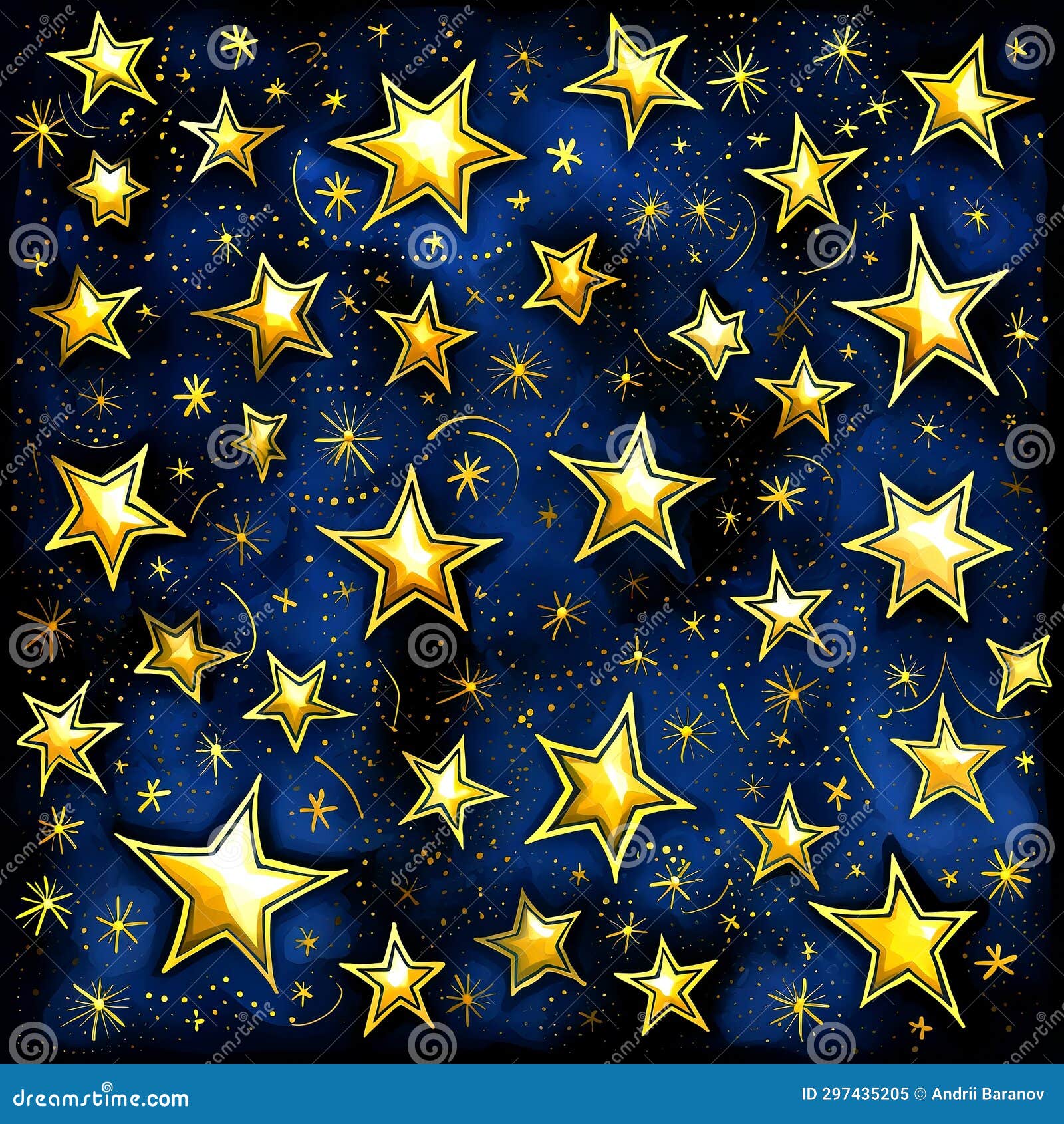 Christmas Star Patterns. AI Generated Stock Illustration - Illustration ...