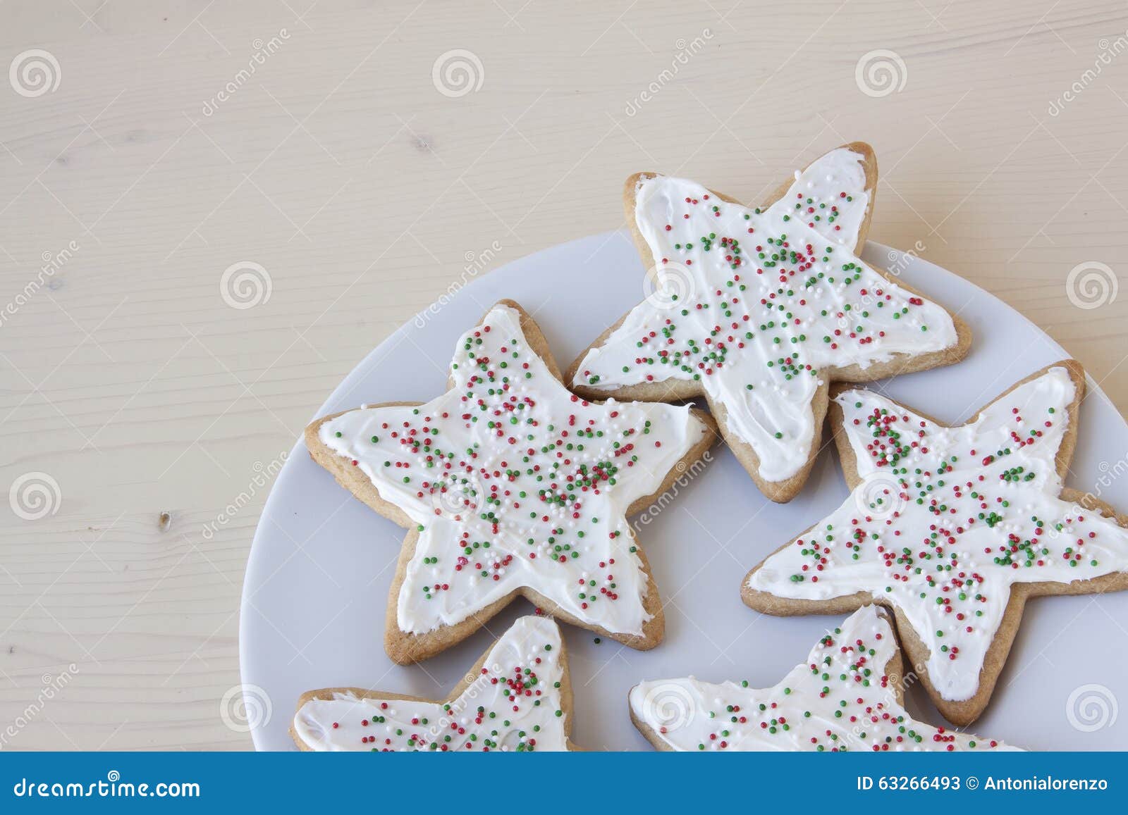 Christmas Star Sugar Cookies Stock Image - Image of decoration, holiday ...