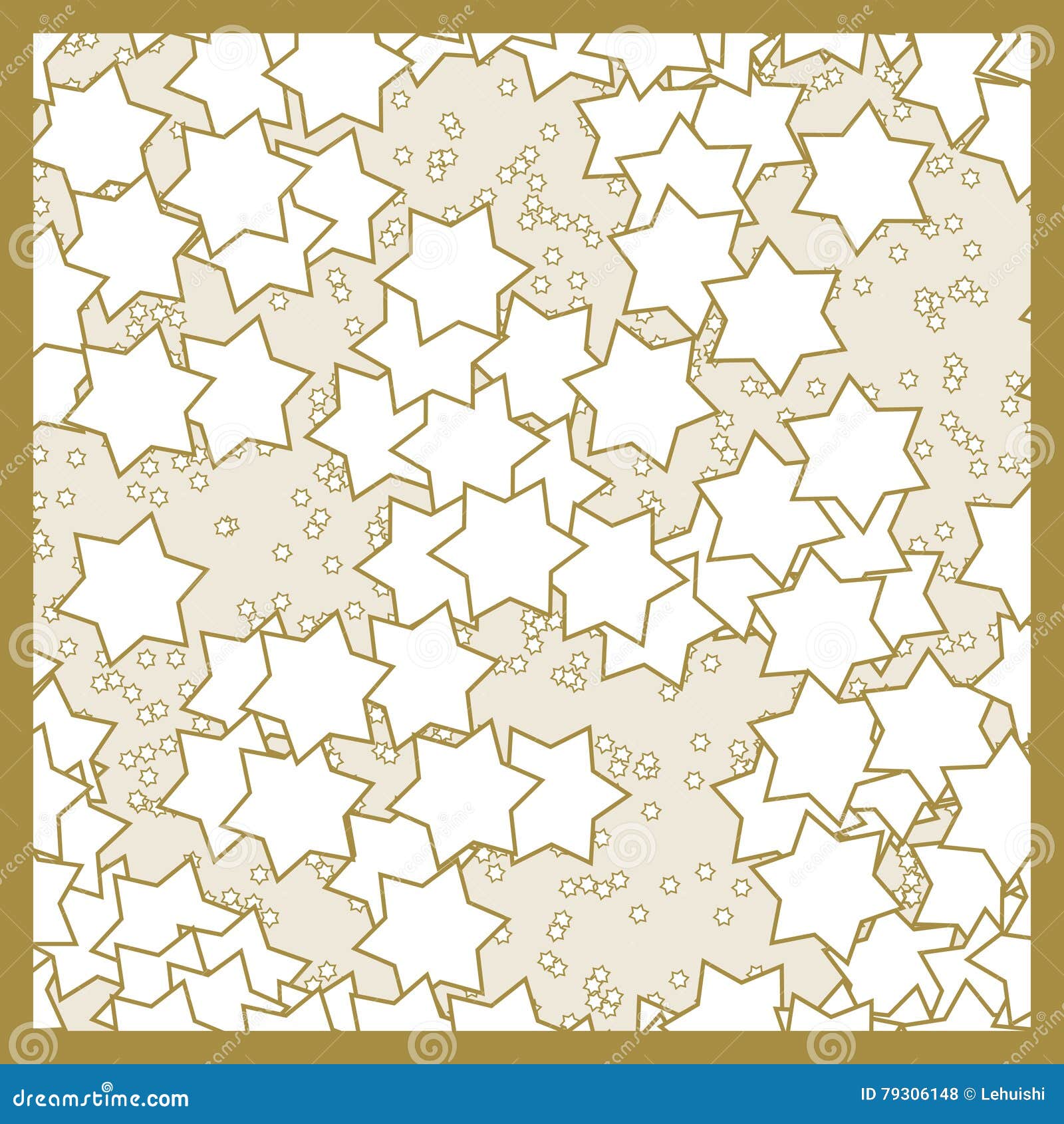 Christmas Stars Pattern with Seamless Continuous Texture Stock Vector ...