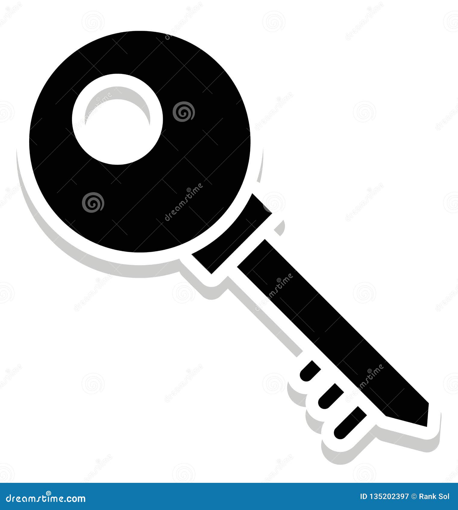 Key, Password Isolated Vector Icon that Can Be Easily Modified or Edit ...