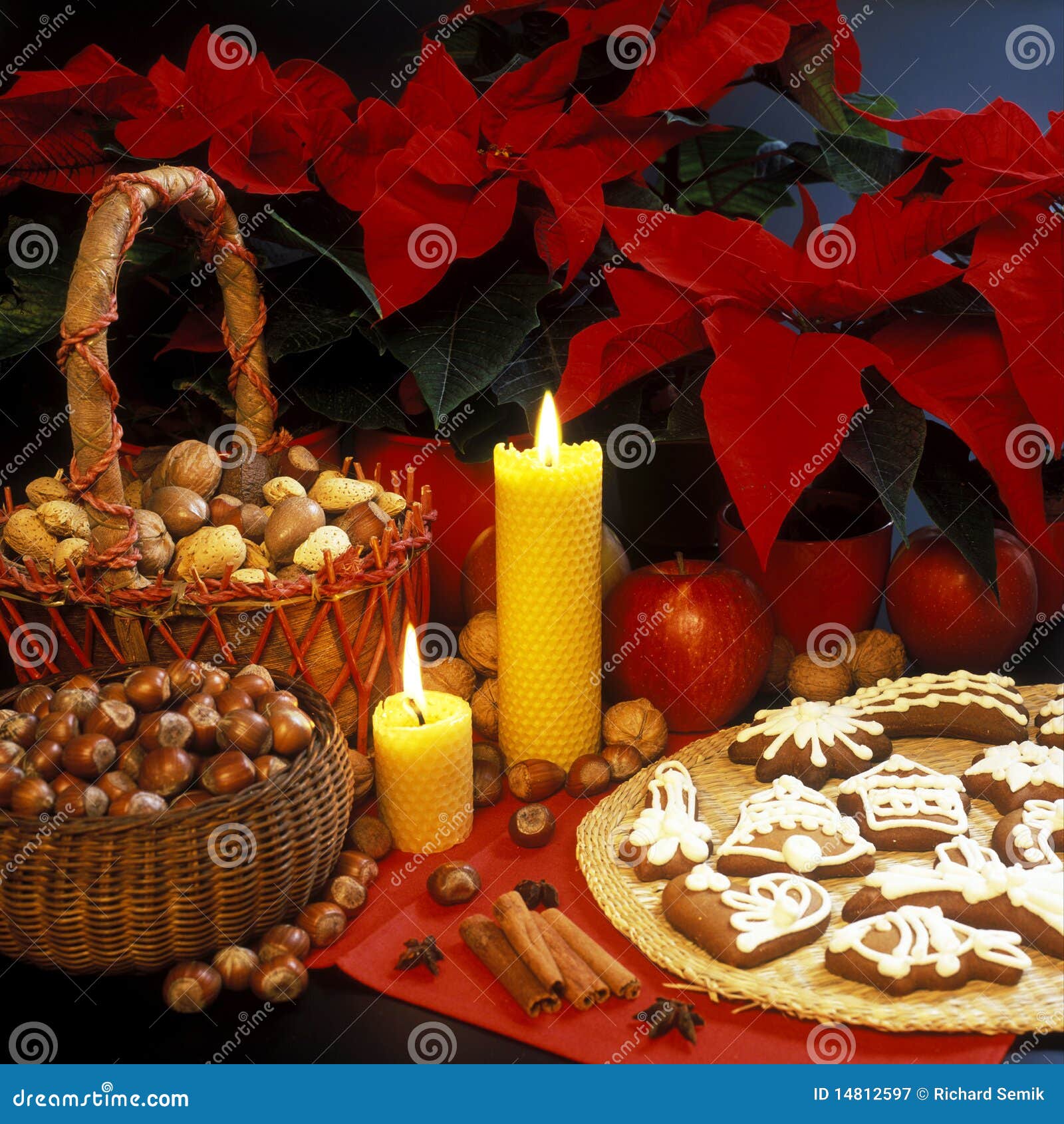 Christmas still life stock image. Image of inside, indoor - 14812597