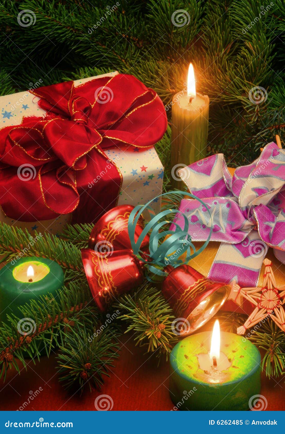 Christmas still life stock image. Image of decorated, xmas - 6262485