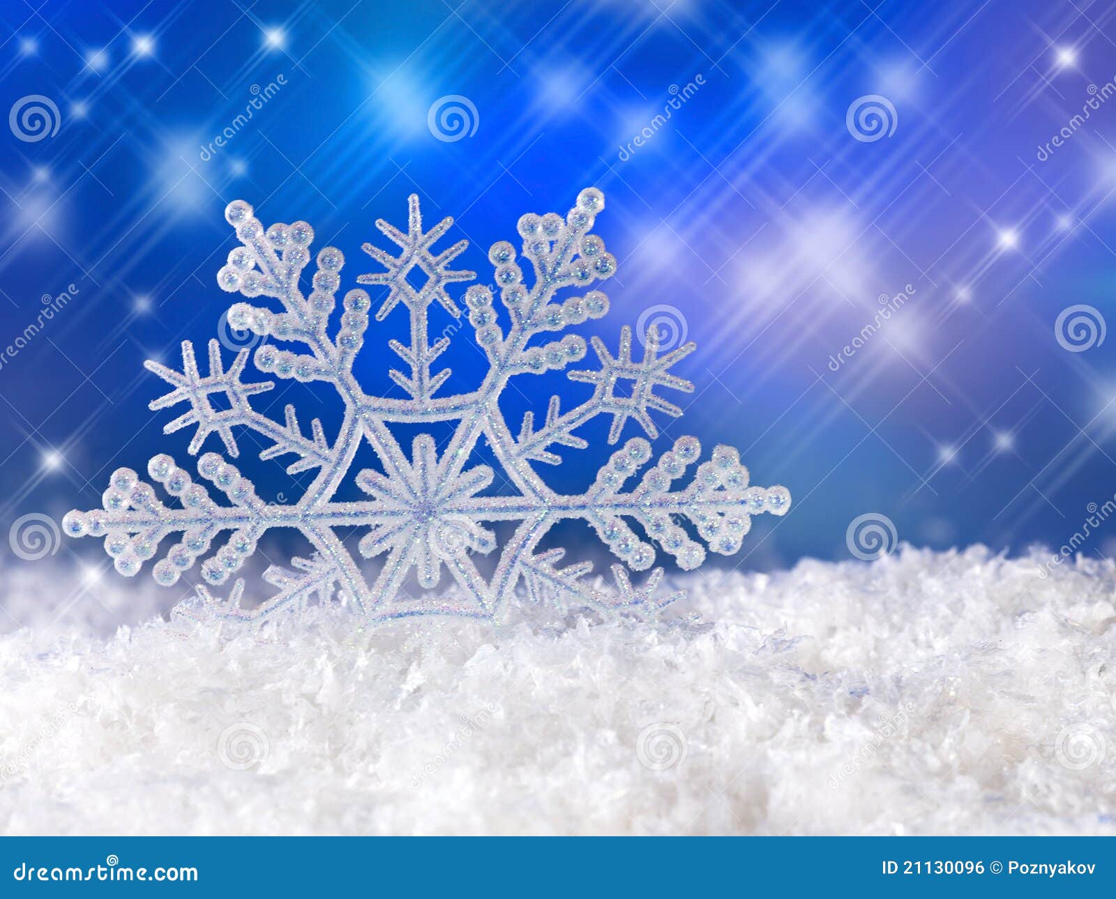 Christmas Still Life with Snowflake and Ball. Stock Photo - Image of ...