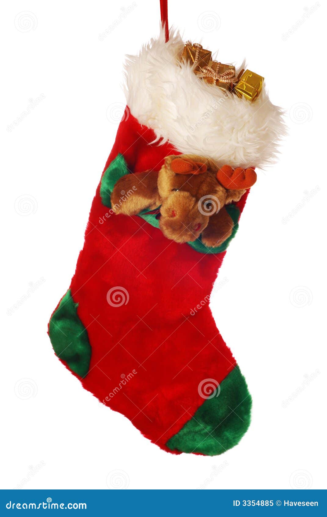 Christmas stocking stock image. Image of stocking, tradition - 3354885