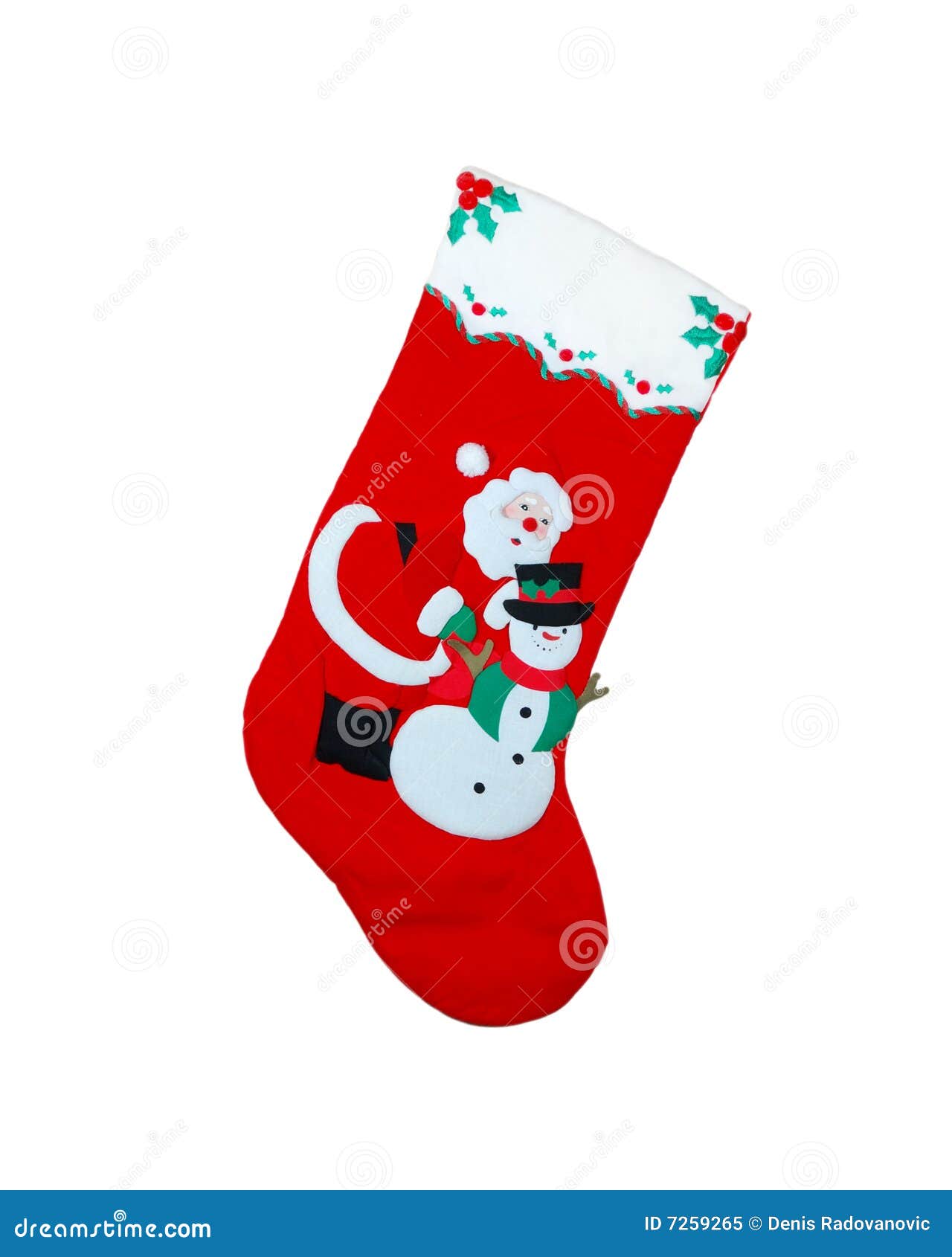 Christmas Stocking stock image. Image of gift, santa, hung - 7259265