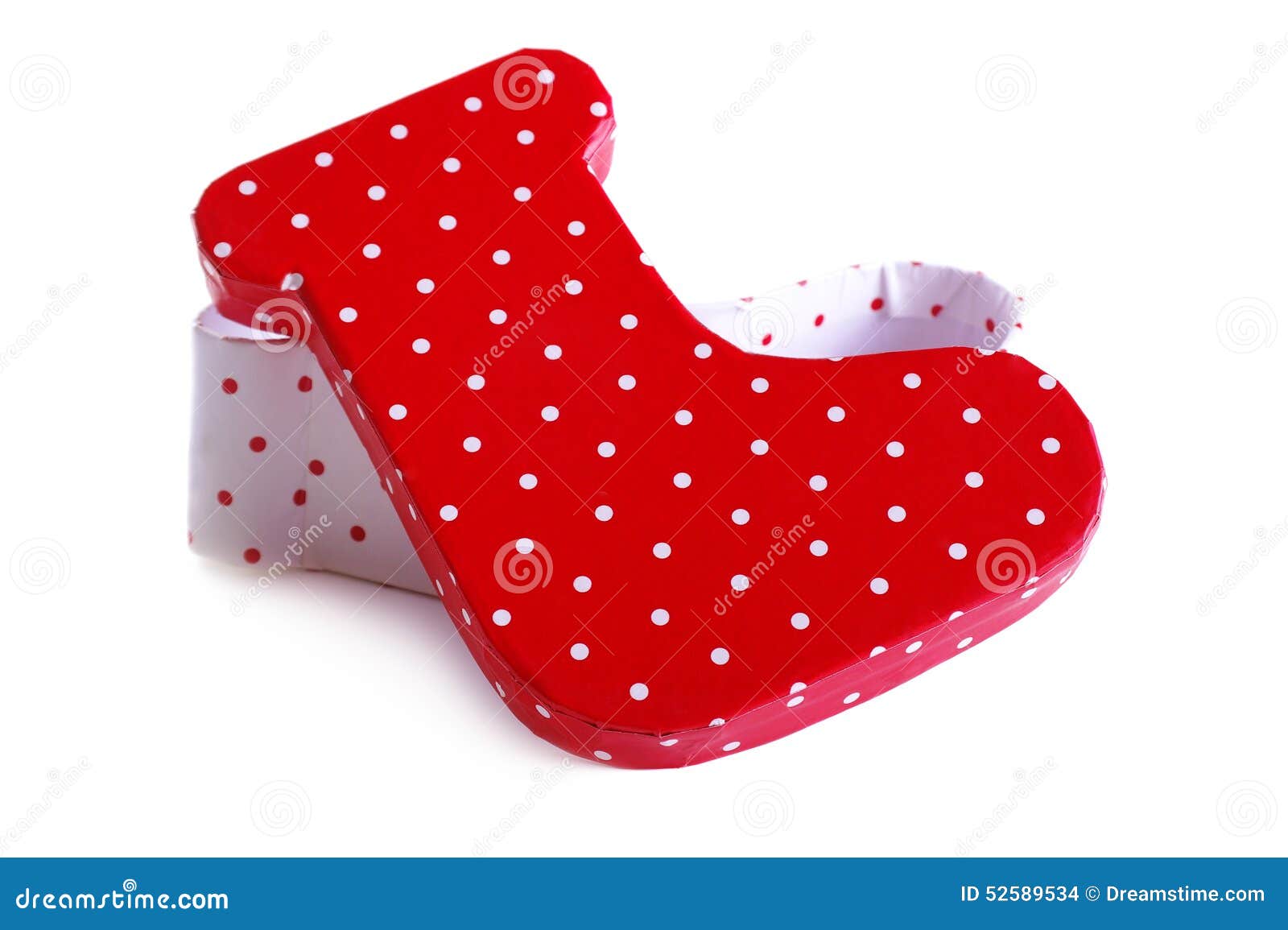 Christmas stocking box stock photo. Image of bright, hard - 52589534