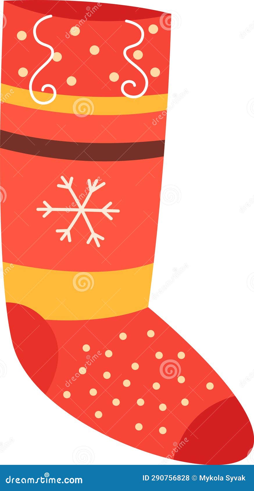 Christmas Stocking Icon stock vector. Illustration of stocking - 290756828